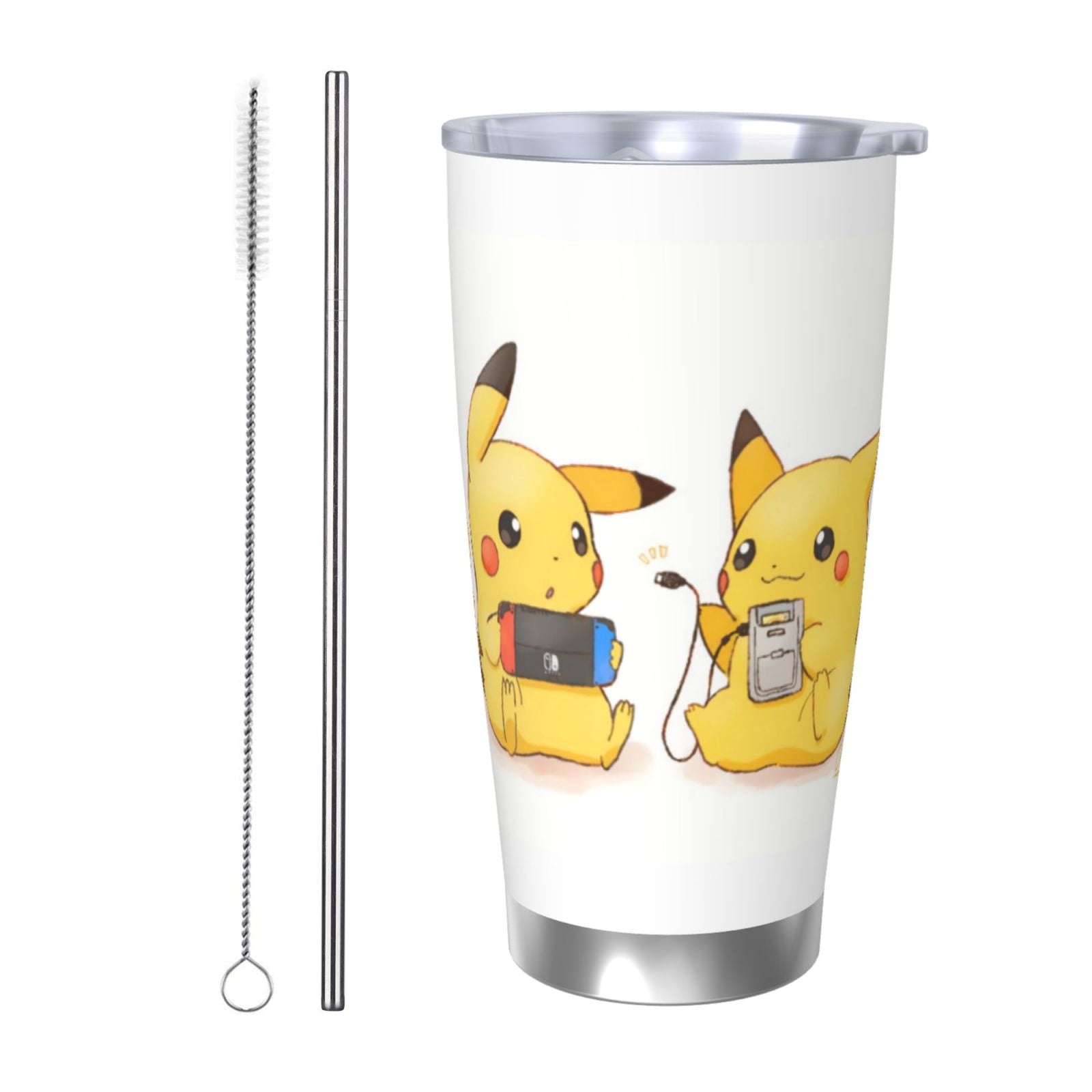 Pokemon-Pikachu Game Water Bottle 20oz Stainless Steel Vacuum Insulated ...