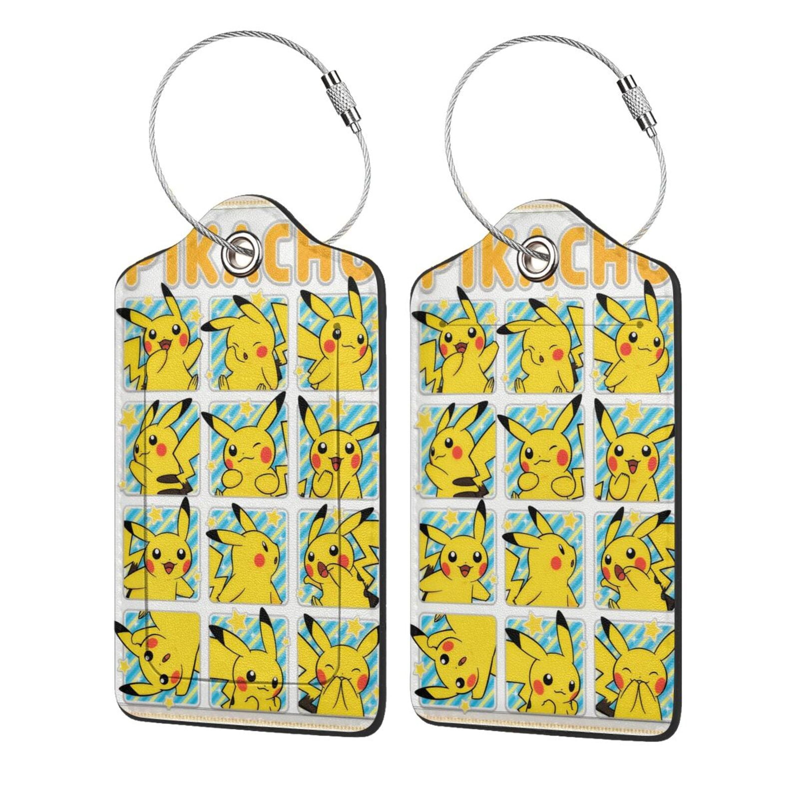Pokemon-Pikachu Game121 Luggage Tags for Suitcases Travel ID ...