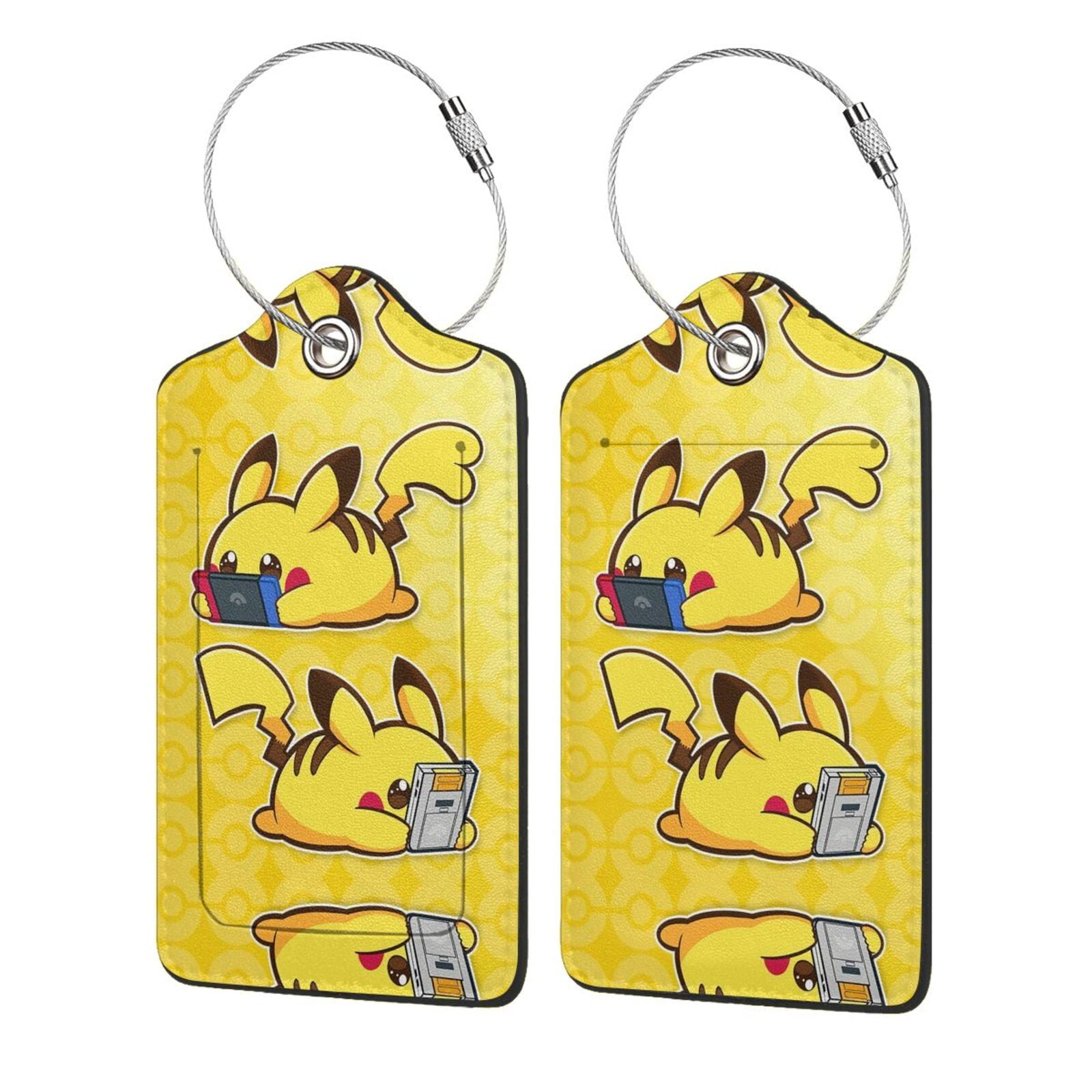 Pokemon-Pikachu Game33 Luggage Tags for Suitcases Travel ID ...