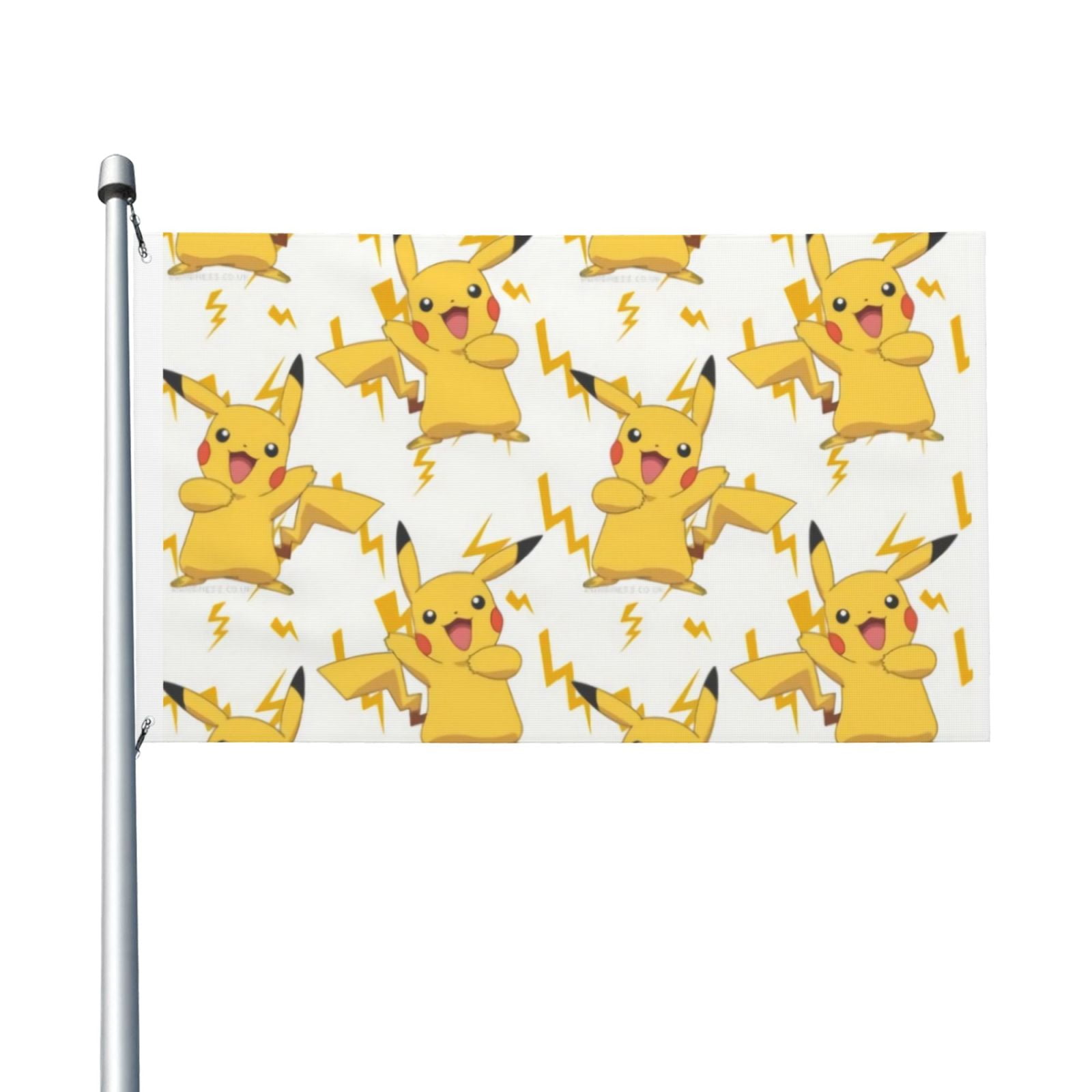 Pokemon-Pikachu Game34 3x5ft Face Flag Fade Proof Holiday Fall Flag ...