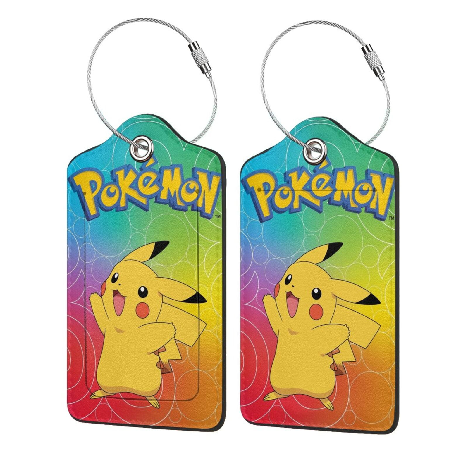 Pokemon-Pikachu Game345 Luggage Tags for Suitcases Travel ID ...