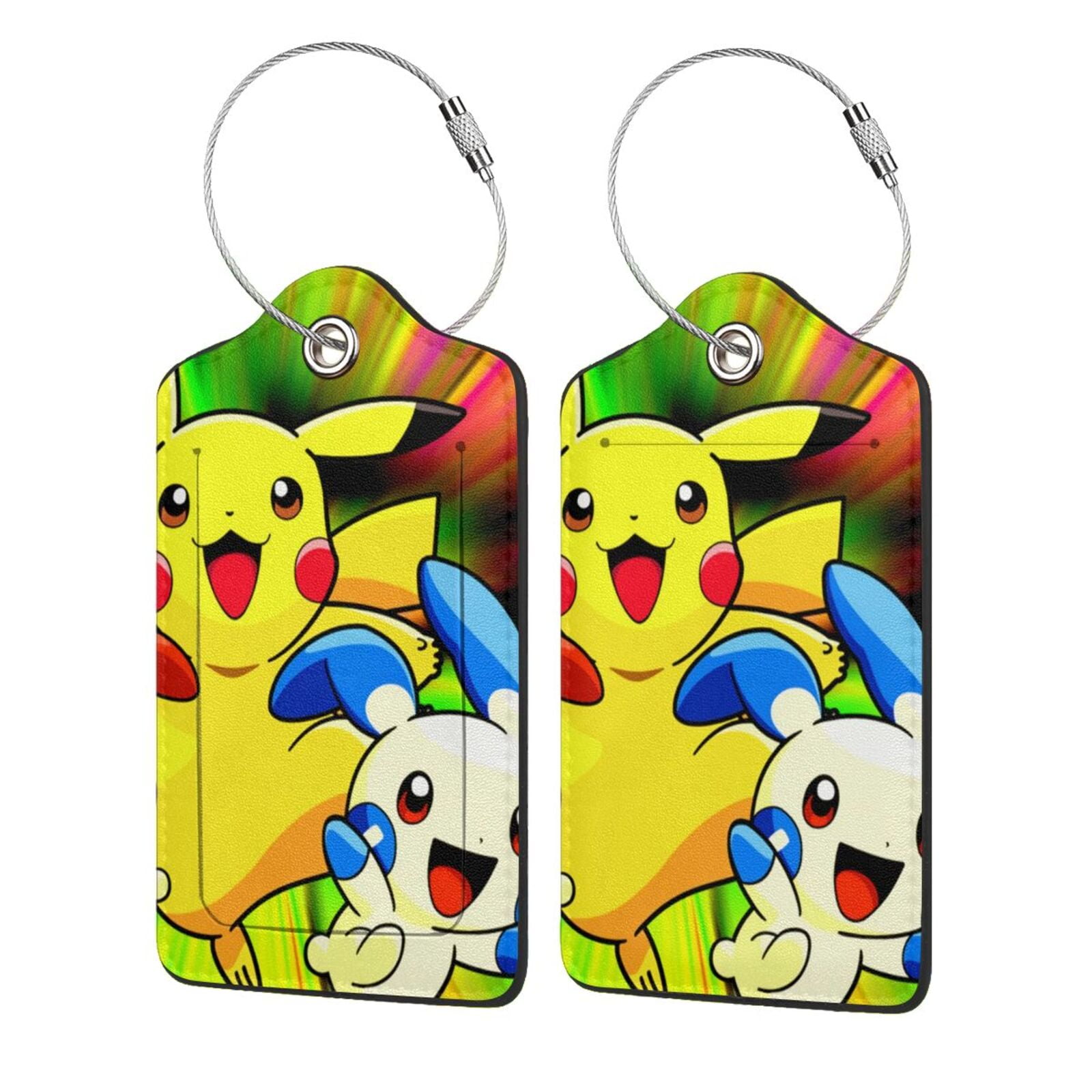 Pokemon-Pikachu Game456 Luggage Tags for Suitcases Travel ID ...