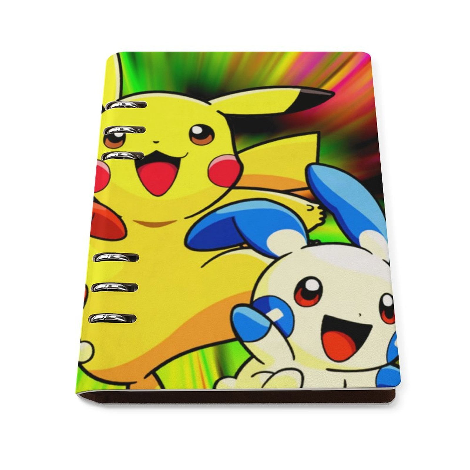 Pokemon-Pikachu Game456 Refillable Leather A5 Loose Leaf Notebook ...
