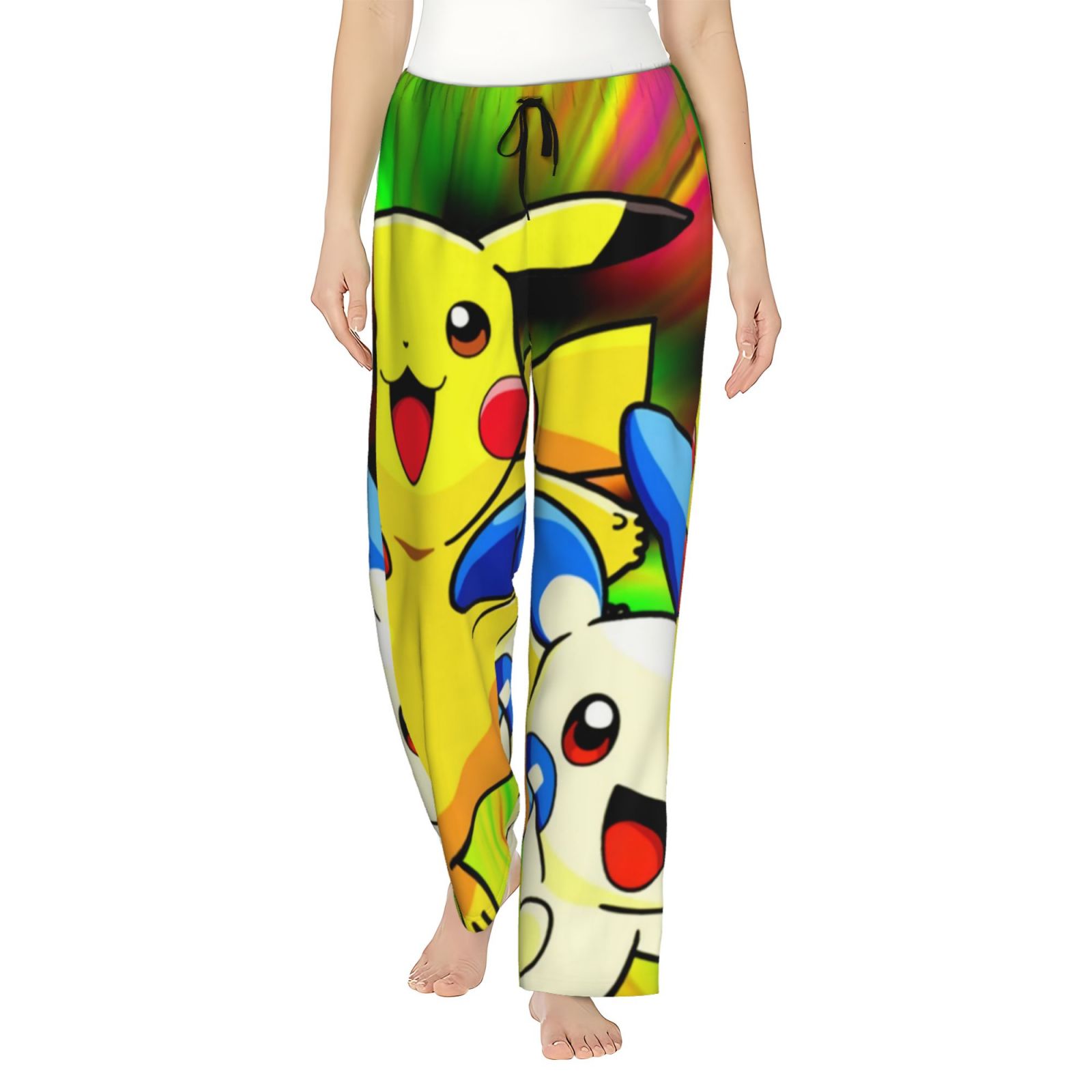 Pokemon-Pikachu Game456 Women'S Pajama Pants，Soft Pajama Pants For ...
