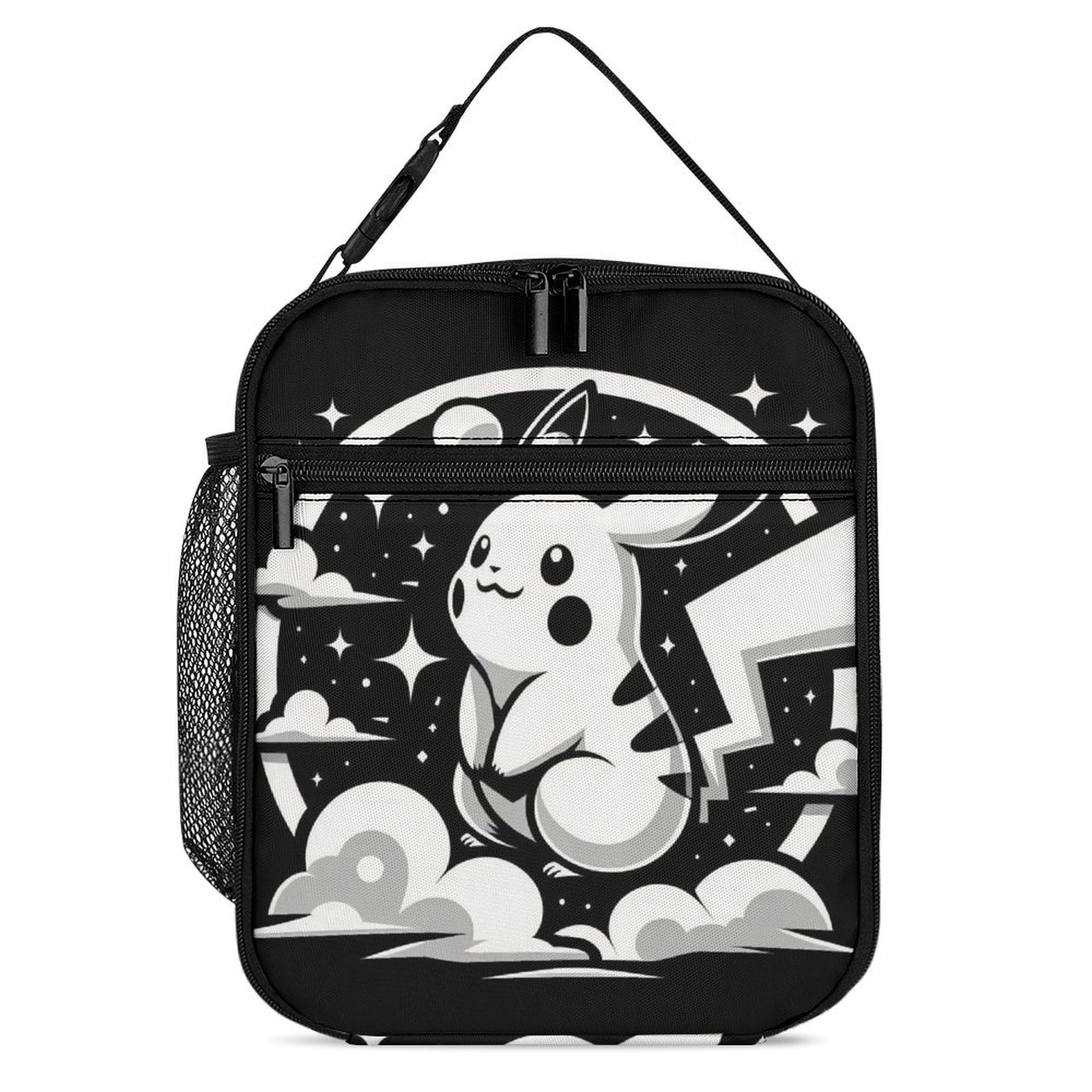 Pokemon-Pikachu Game567 Custom Text Lunch Bag With Satchel Shoulder ...