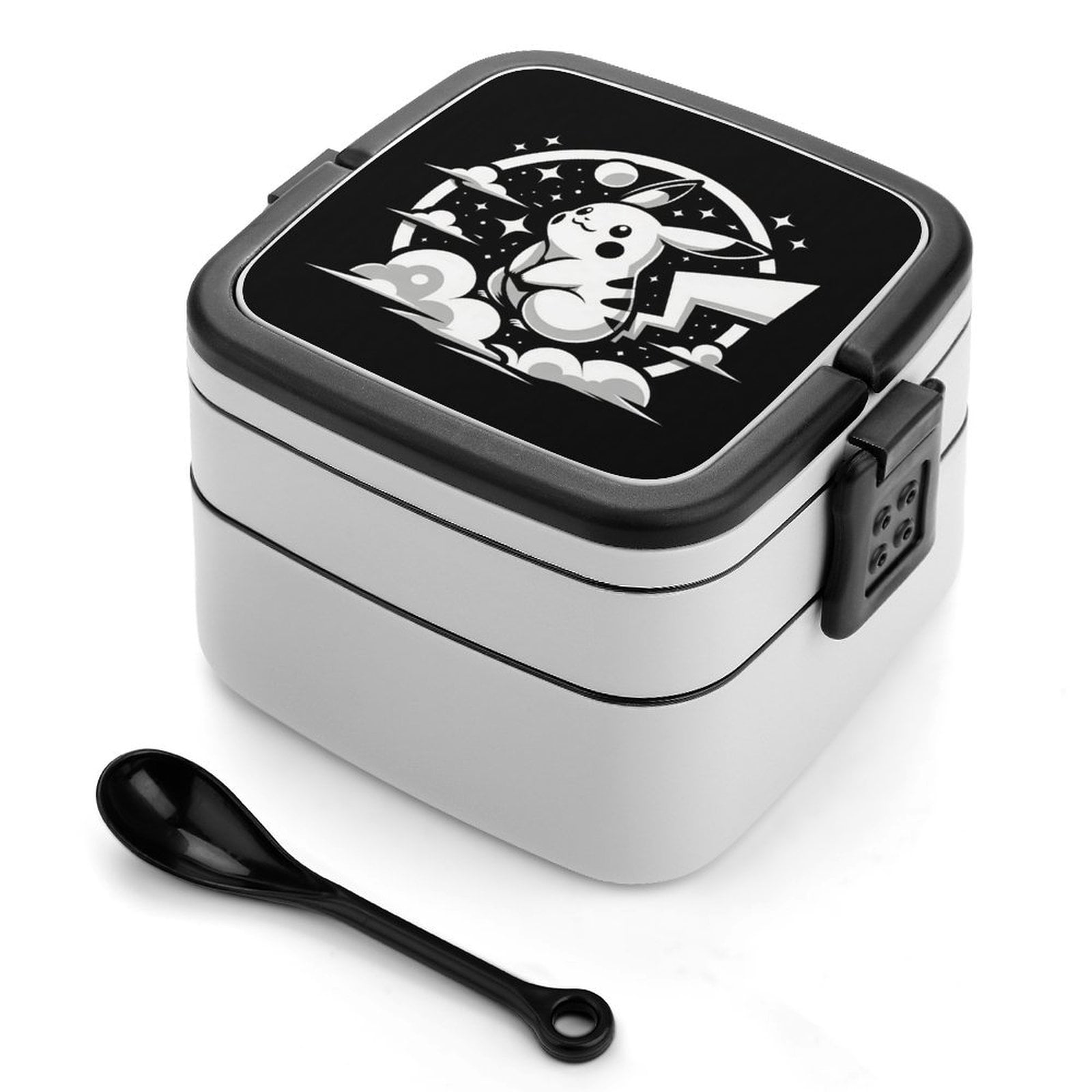 Pokemon-Pikachu Game567 Lunch Boxes 1000 ML Double Layer Bento Box with ...