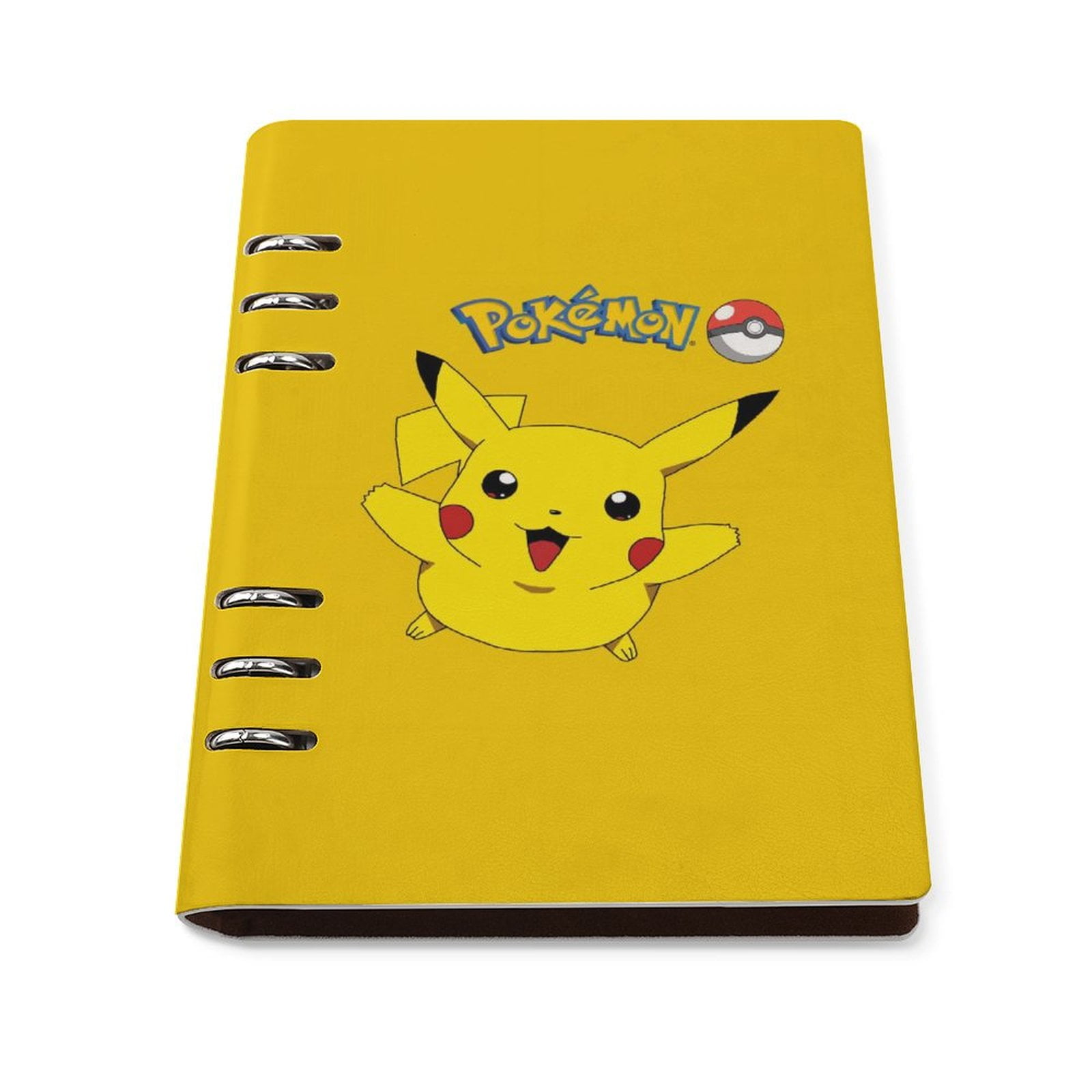Pokemon-Pikachu Game666 Refillable Leather A5 Loose Leaf Notebook ...