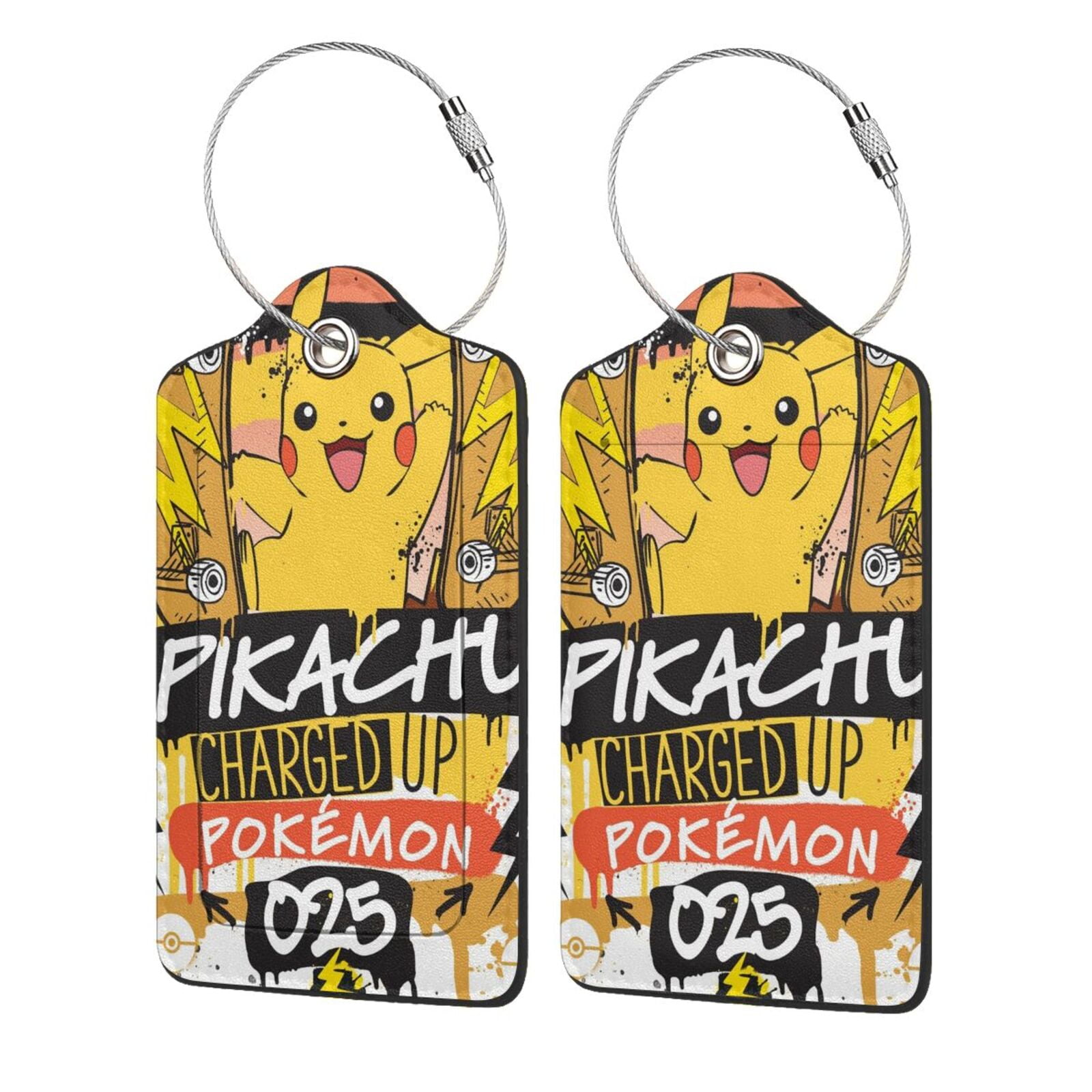 Pokemon-Pikachu Game776 Luggage Tags for Suitcases Travel ID ...