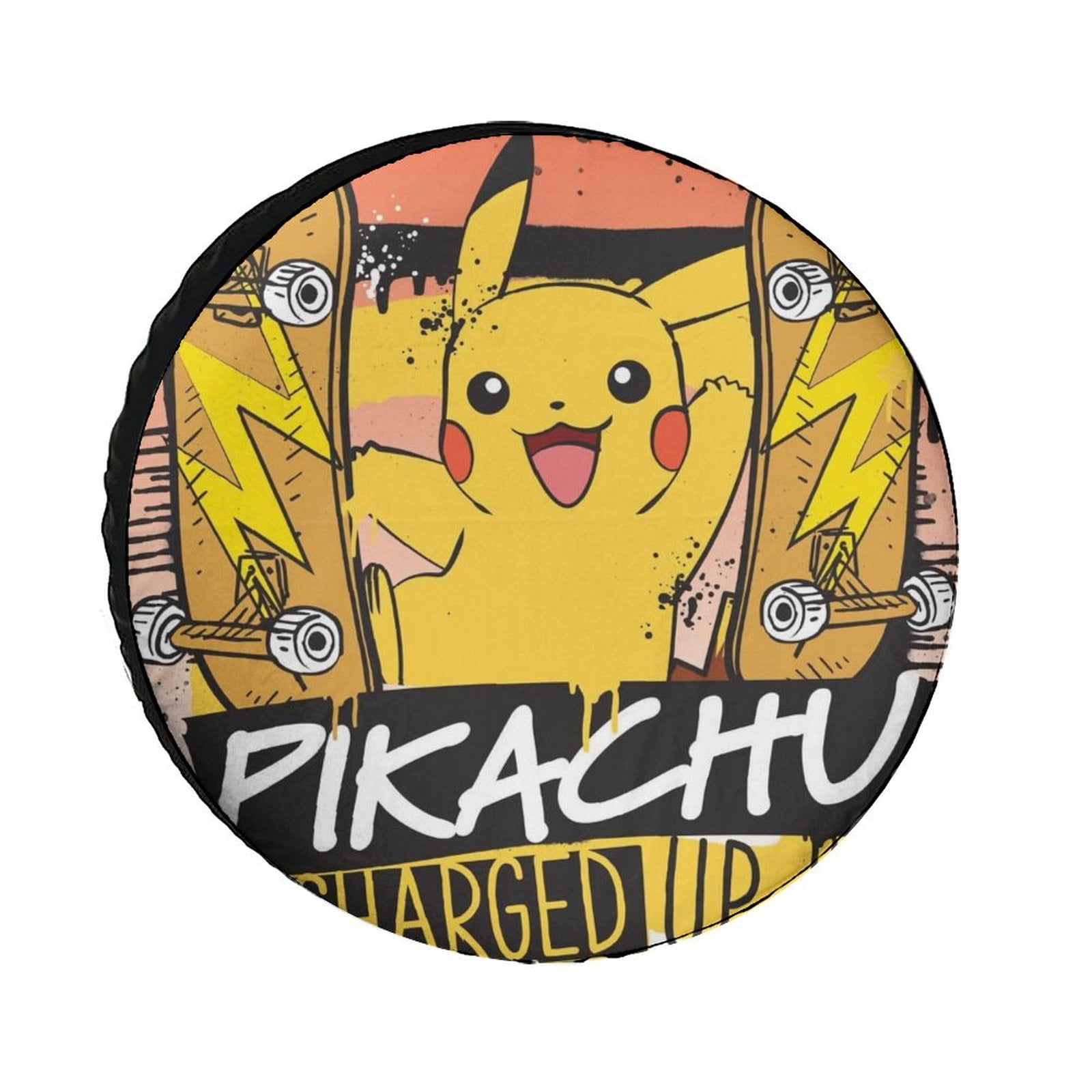 Pokemon-Pikachu Game776 Waterproof Oxford Tire Covers, Spare Wheel ...