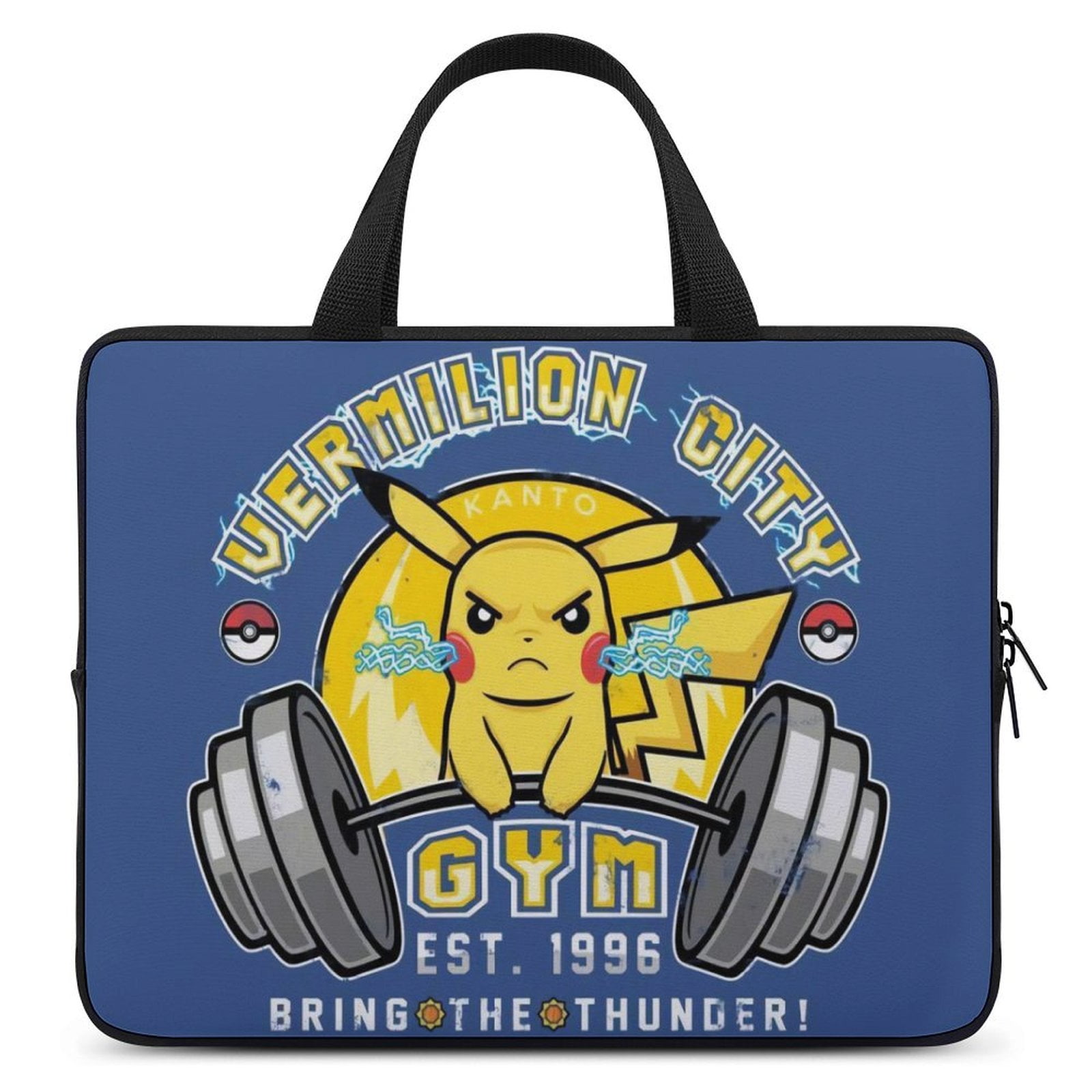 Pokemon-Pikachu Game789 Laptop sleeve with Handle, Laptop Case, laptop ...