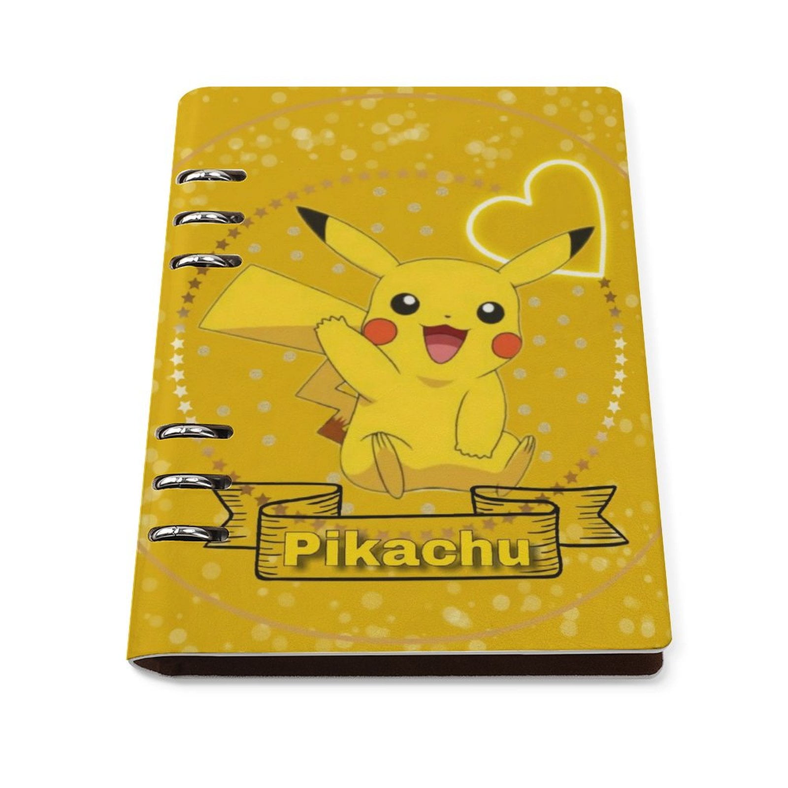 Pokemon-Pikachu Game876 Refillable Leather A5 Loose Leaf Notebook ...