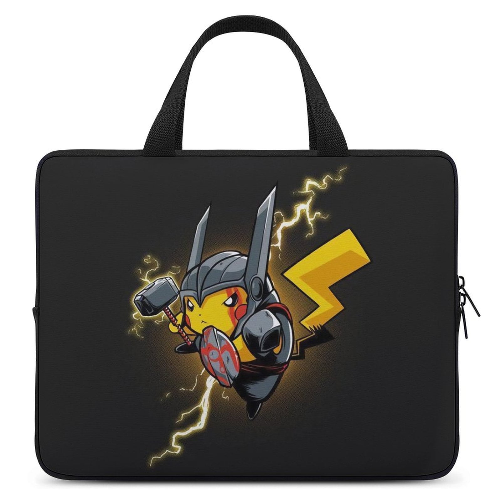 Pokemon-Pikachu Game98 Laptop sleeve with Handle, Laptop Case, laptop bag, Durable Shockproof ...