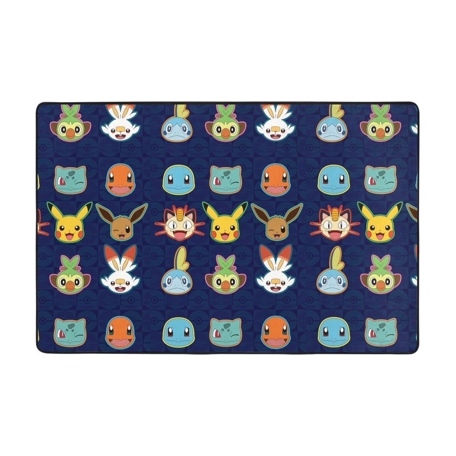 Pokemon Pikachu Gamer Rug Room Non-Slip Gaming Rug Cool Graffiti Gaming ...