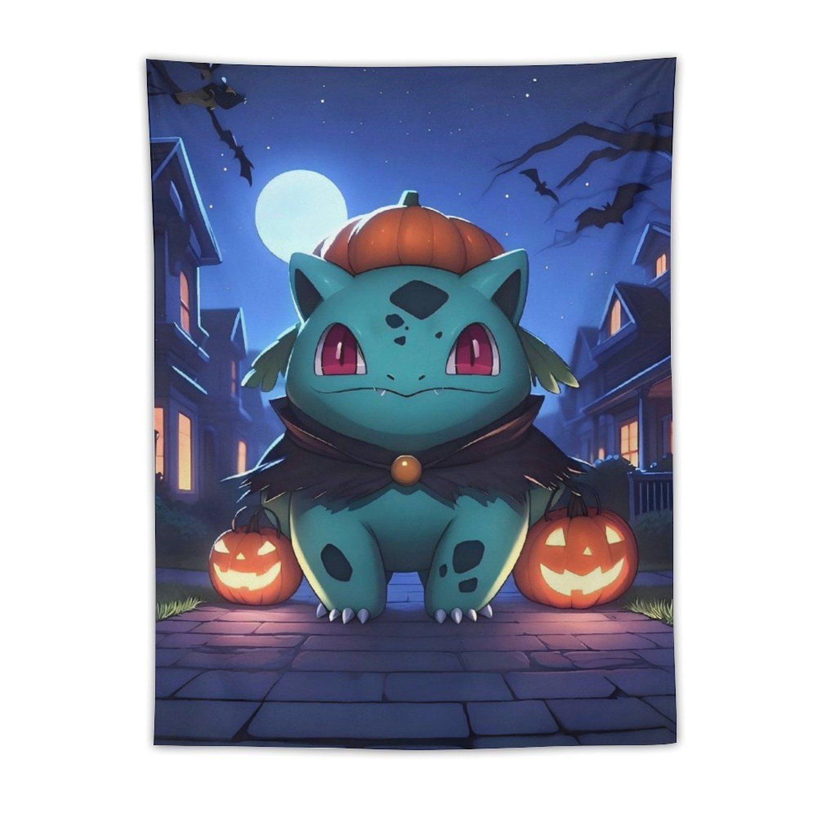 Pokemon Pikachu Halloween Funny tapestry art tapestry Bedroom Teen Room ...