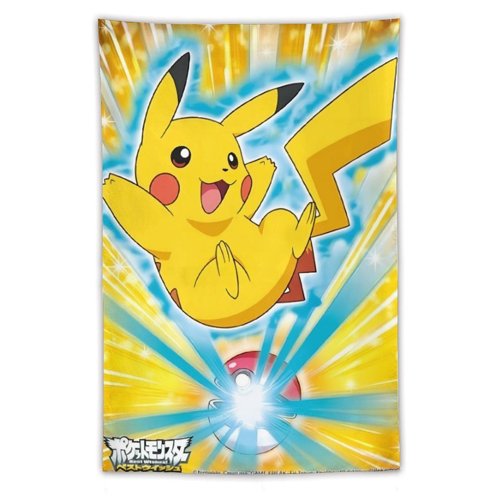 Pokemon Pikachu Interesting Wall Tapestries Used to Decorate College ...