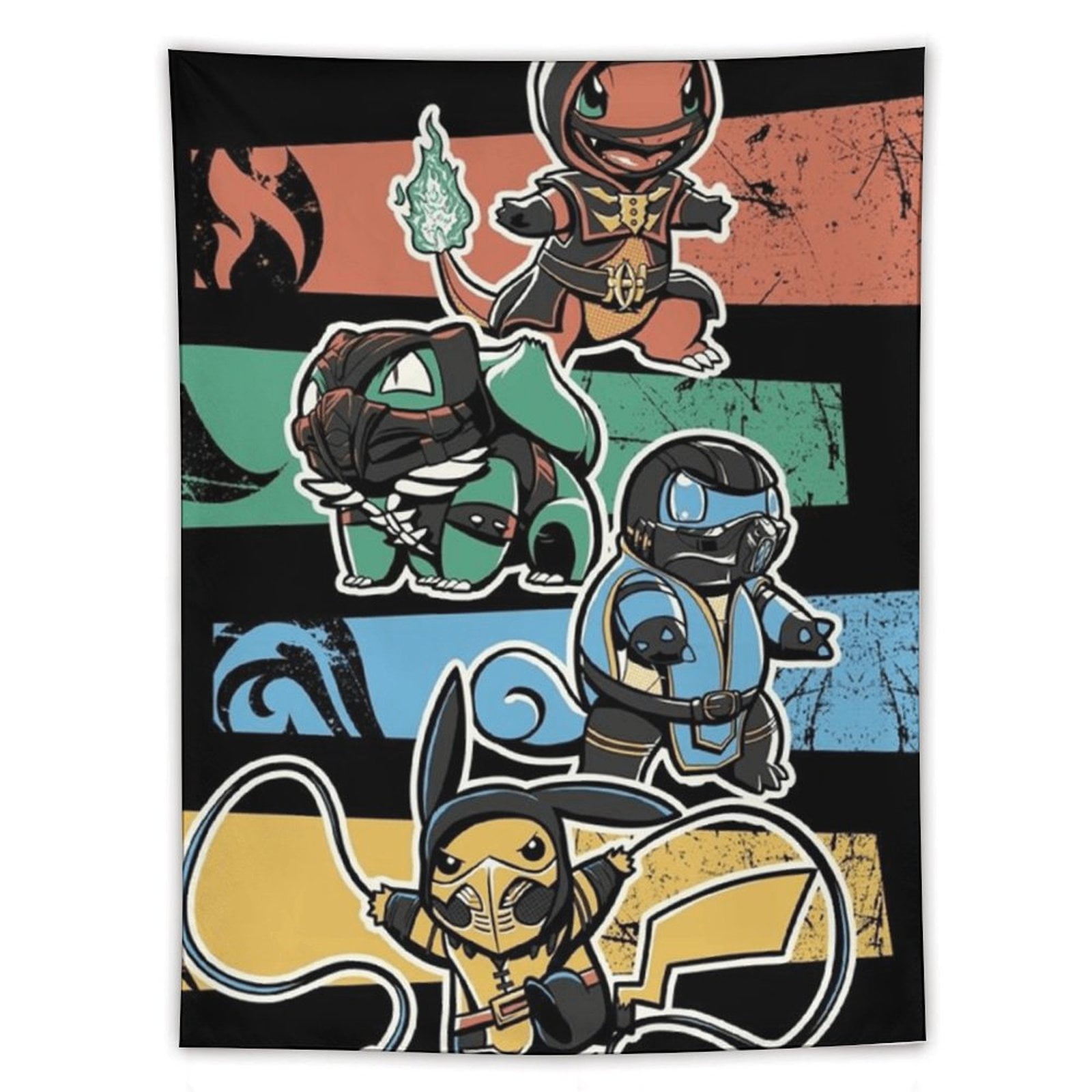 Pokemon Pikachu Interesting Wall Tapestries Used to Decorate College ...