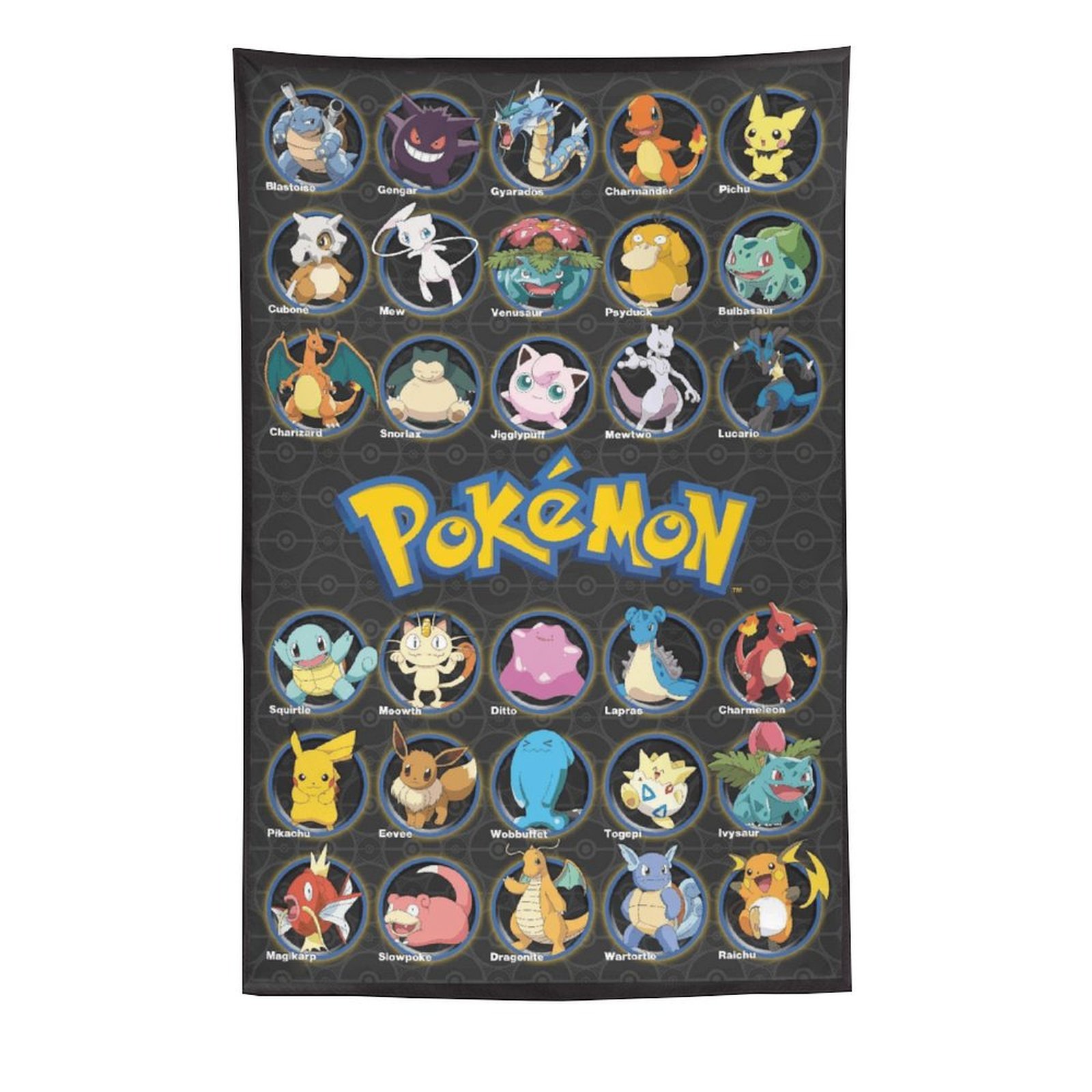 Pokemon Pikachu Interesting Wall Tapestries Used to Decorate College ...