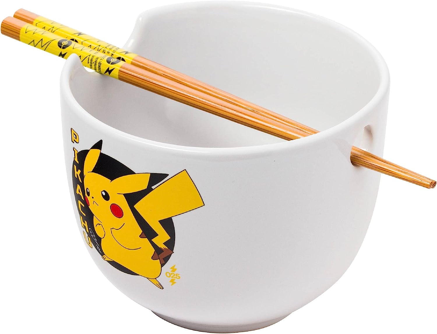 Pokemon Pikachu Japanese Text Ceramic Ramen Noodle Rice Bowl with ...