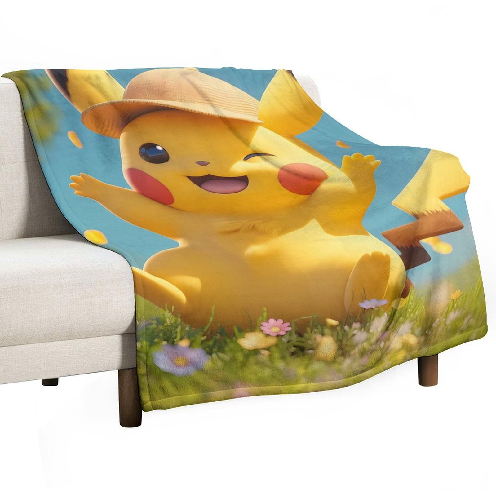 Pokemon Pikachu Kids' Blankets & Throws,60 in x 80 in - Walmart.com