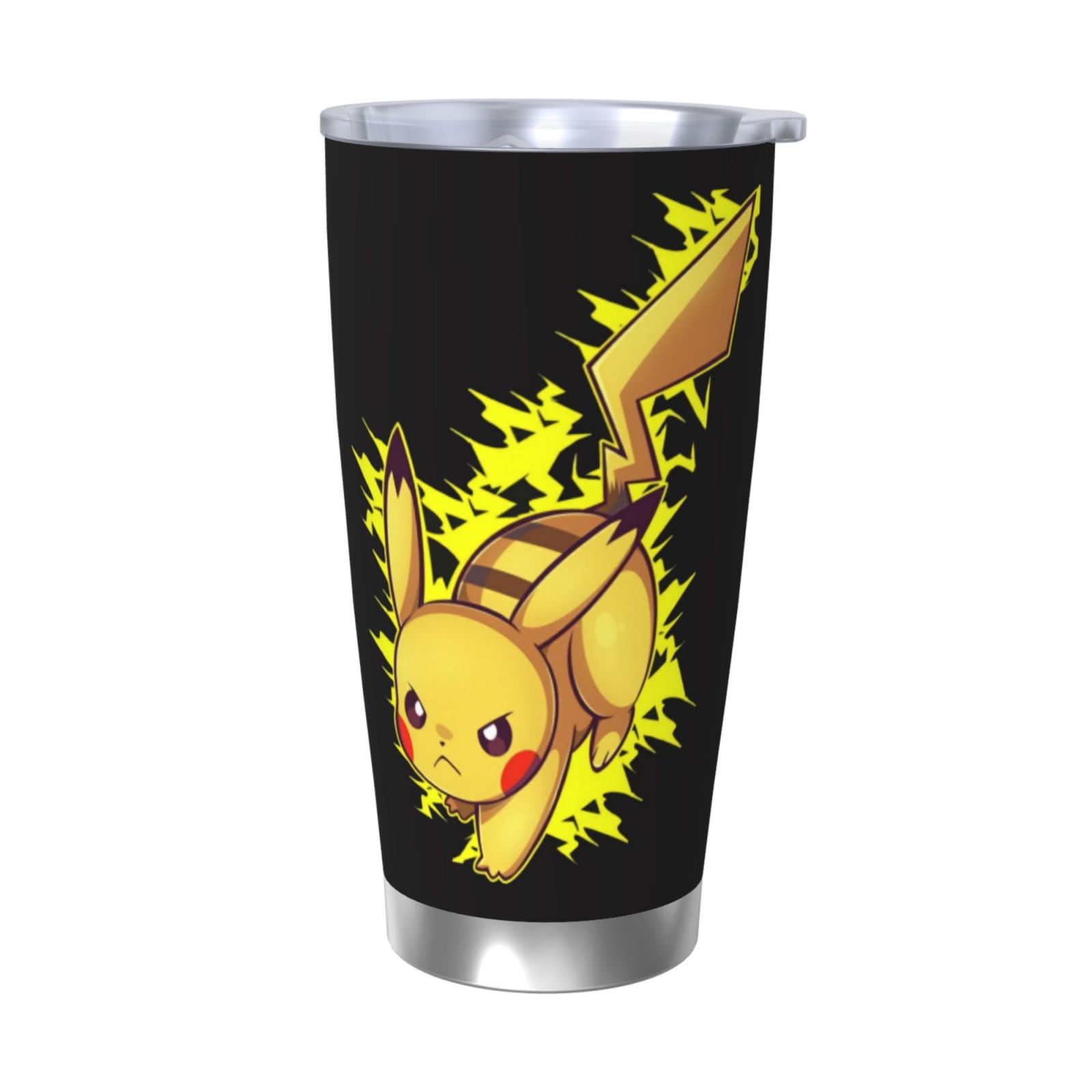 Pokemon-Pikachu Kids Water Bottle with Straw Lid,Insulated Stainless ...
