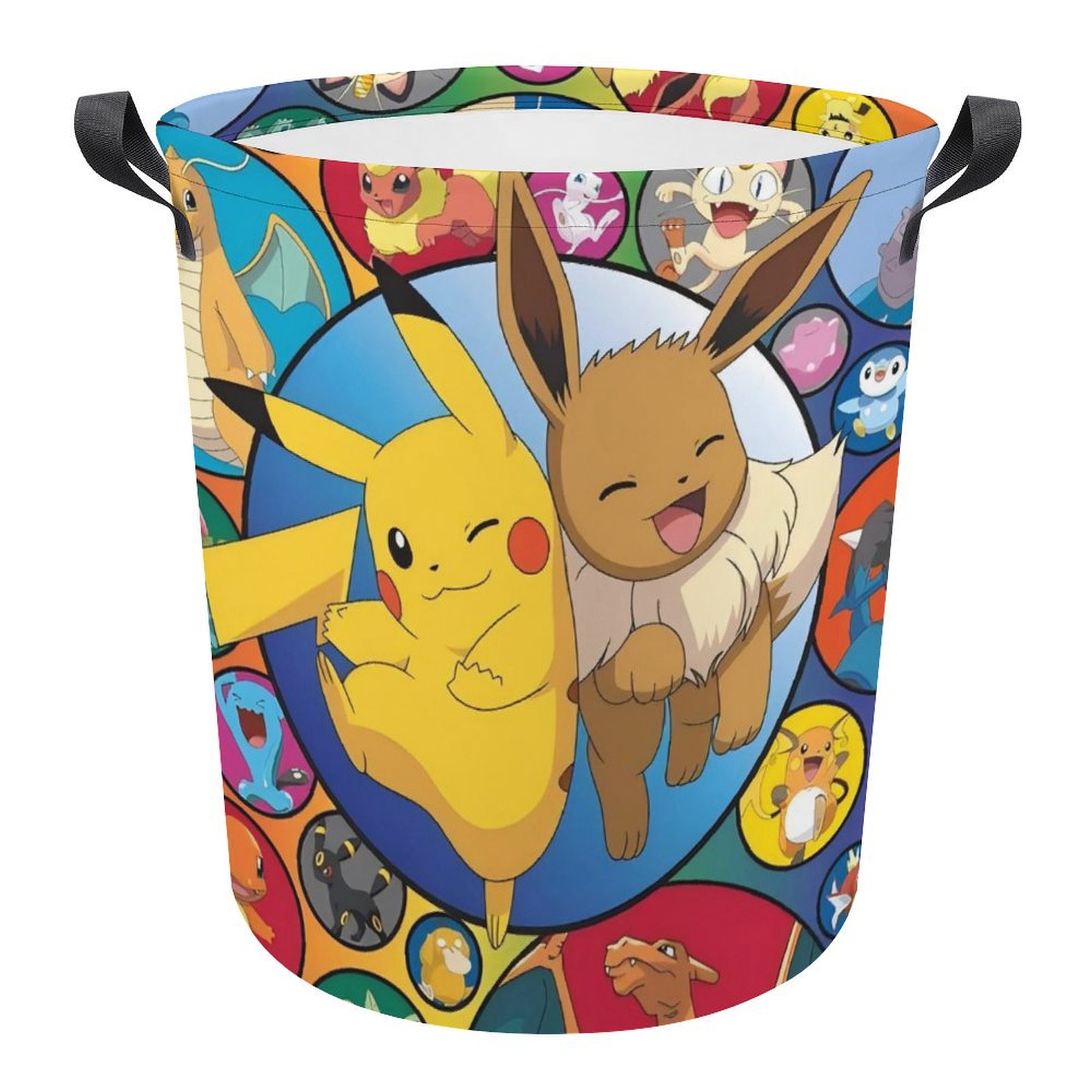 Pokemon Pikachu Laundry basket gift toy storage foldable wardrobe ...