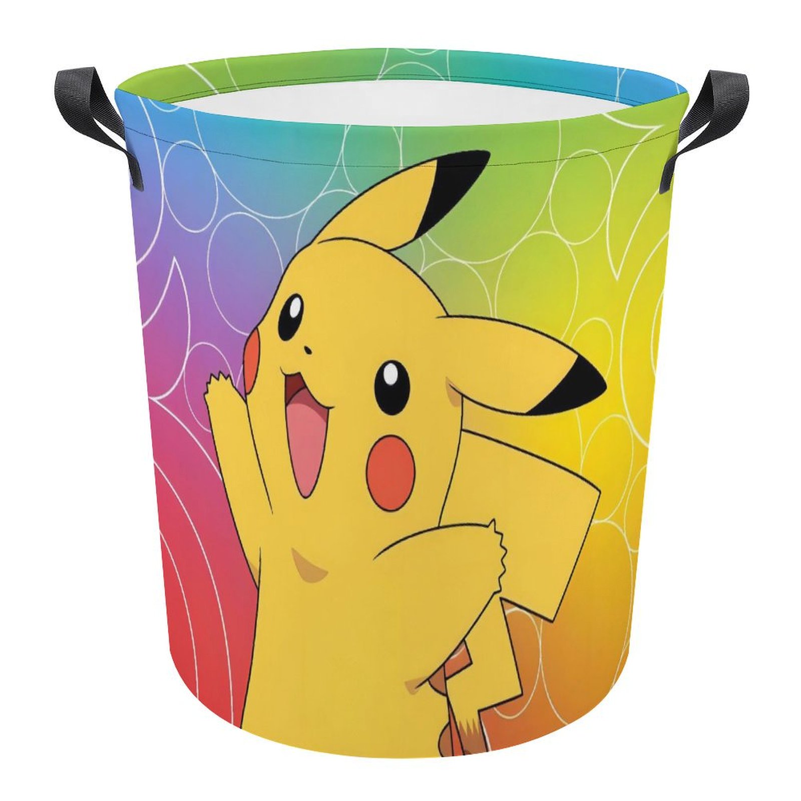 Pokemon Pikachu Laundry basket gift toy storage foldable wardrobe ...