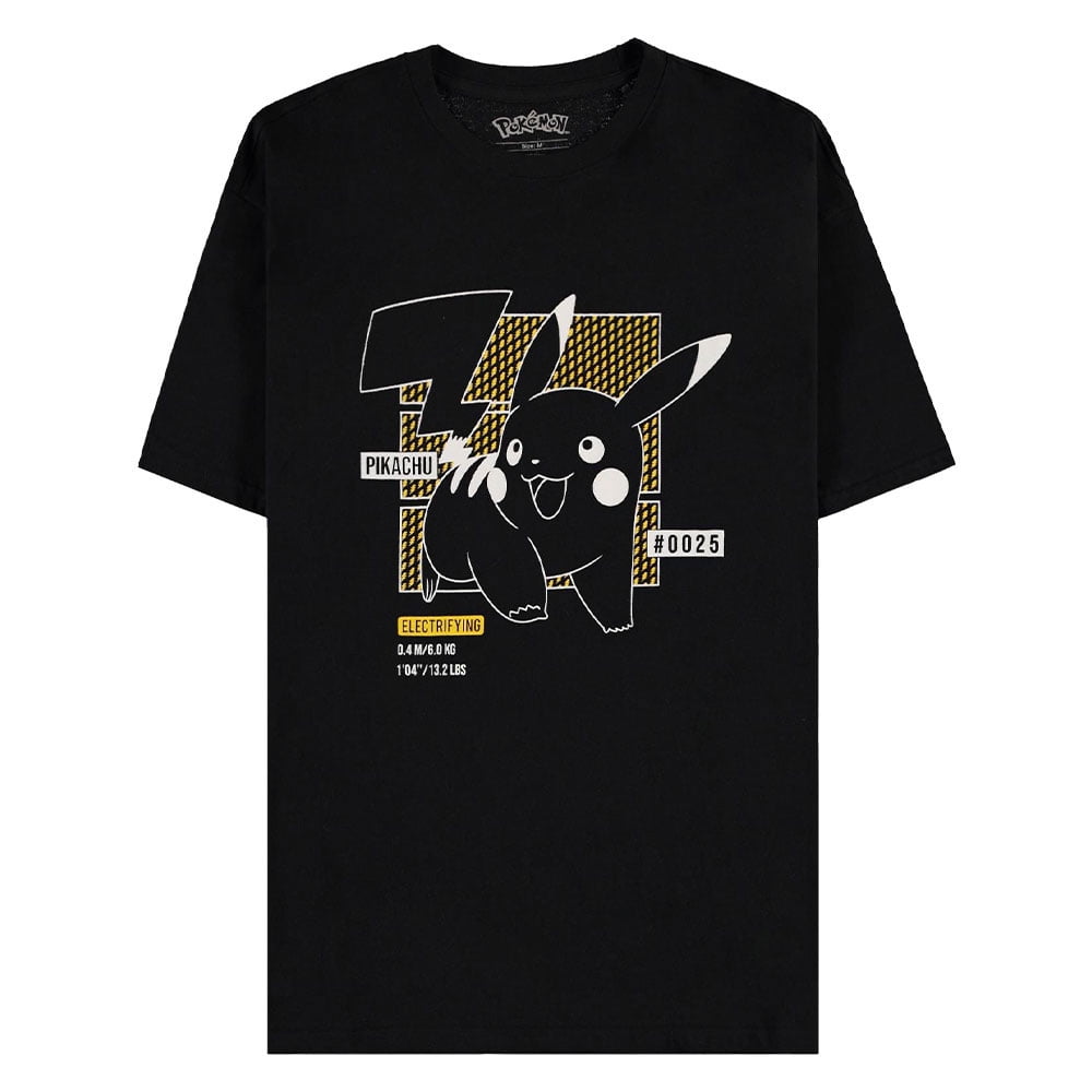 Pokemon Pikachu Line Art T Shirt - Walmart.com