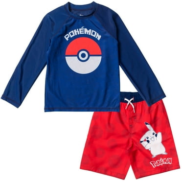 Pokemon Boys Swim Trunks: Charmander, Ivysaur, Pikachu, Wartortle ...