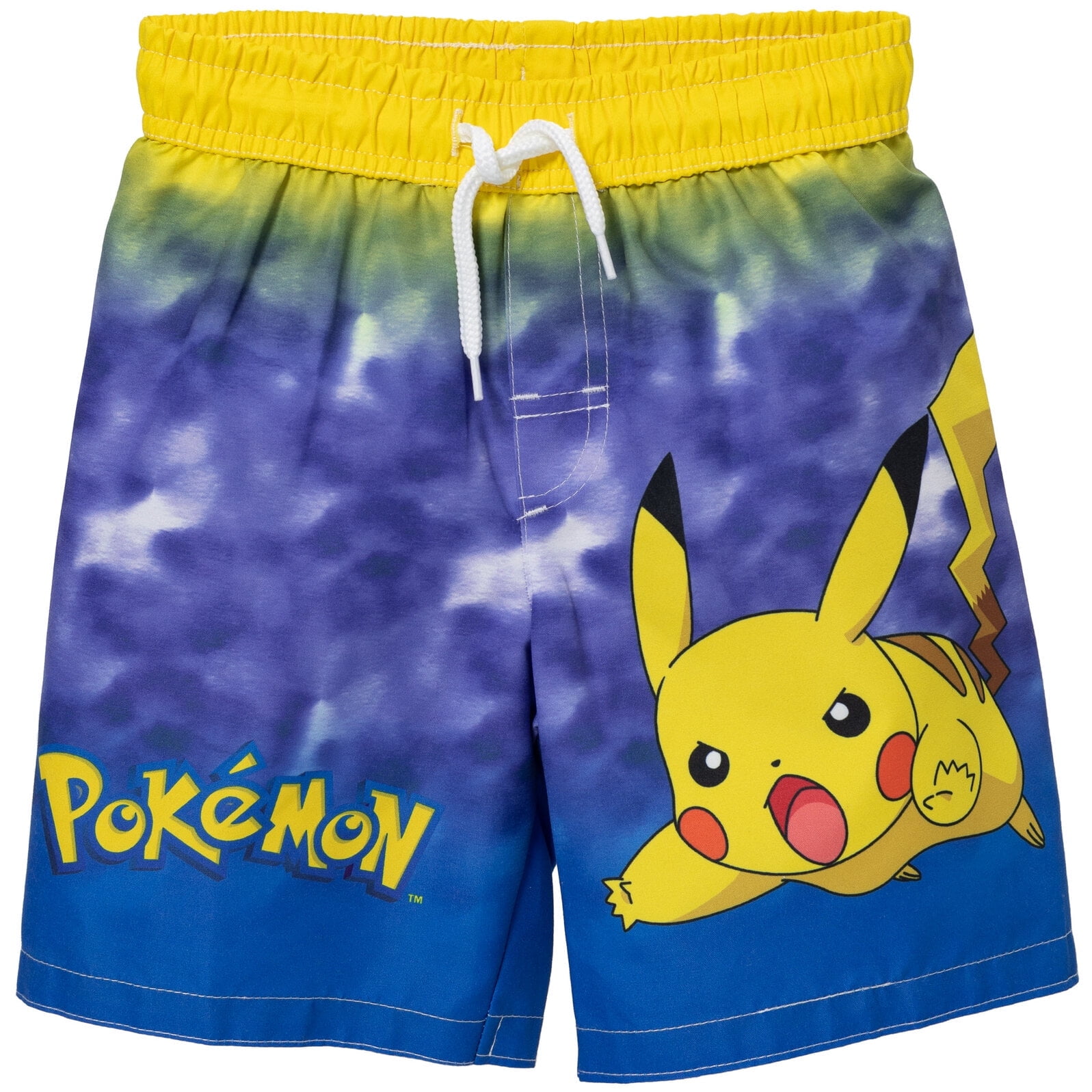 Pokemon Pikachu Little Boys Swim Trunks Bathing Suit Little Kid ...