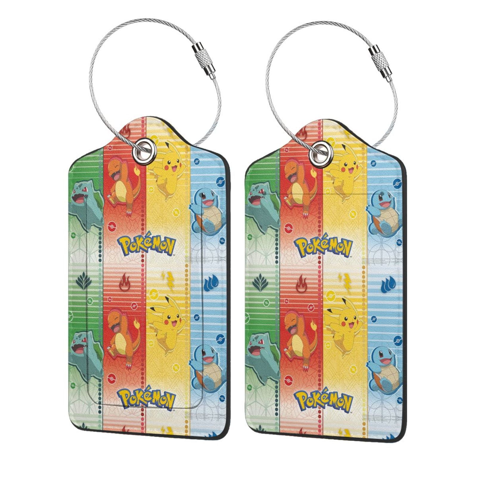 Pokemon Pikachu Luggage Tags for Suitcases Travel ID Identification ...