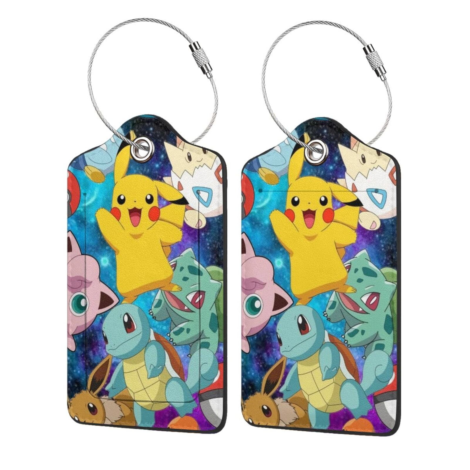 Pokemon Pikachu Luggage Tags for Suitcases Travel ID Identification ...