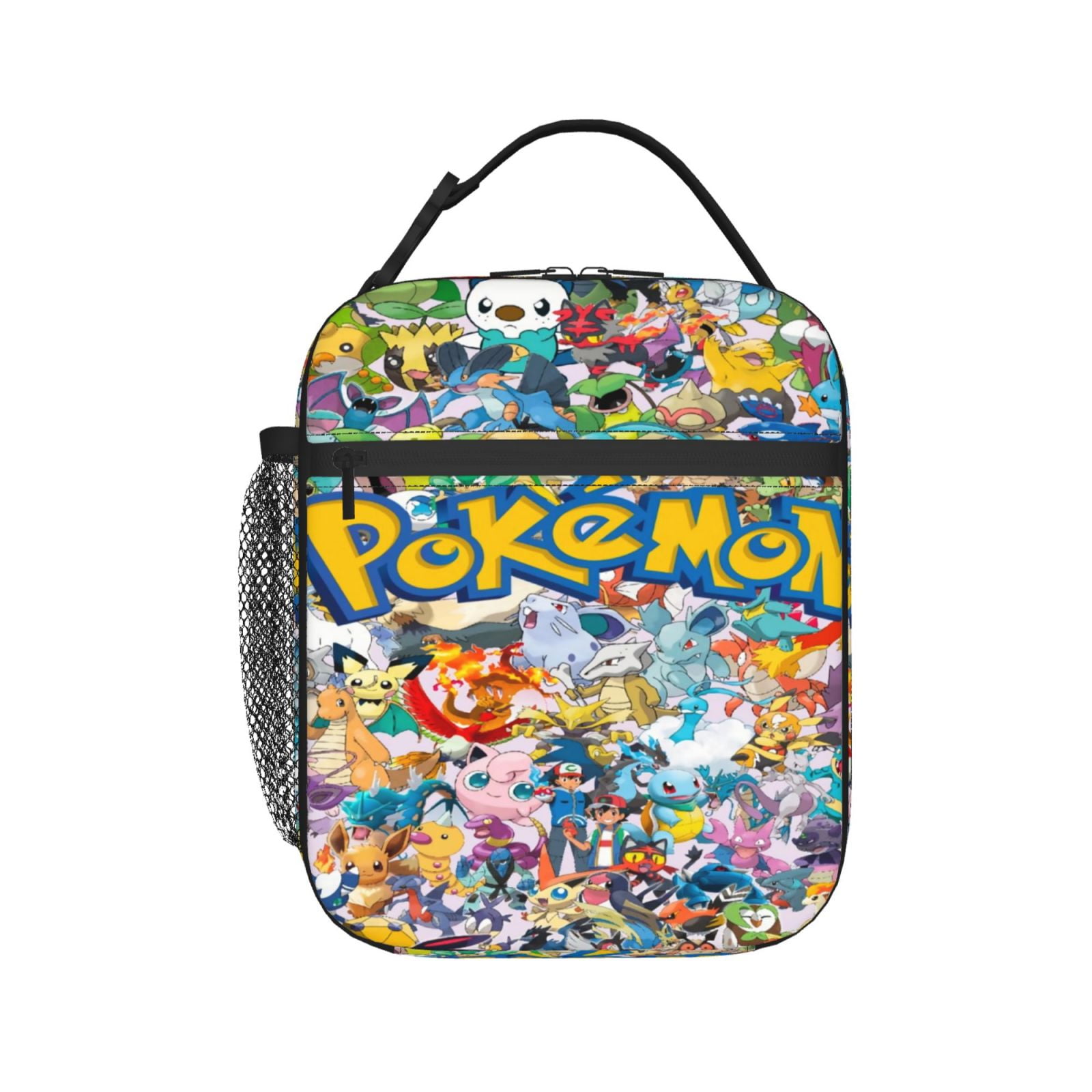 Pokemon-Pikachu Lunch Box for Men,Reusable Insulated Lunch Tote,Large ...