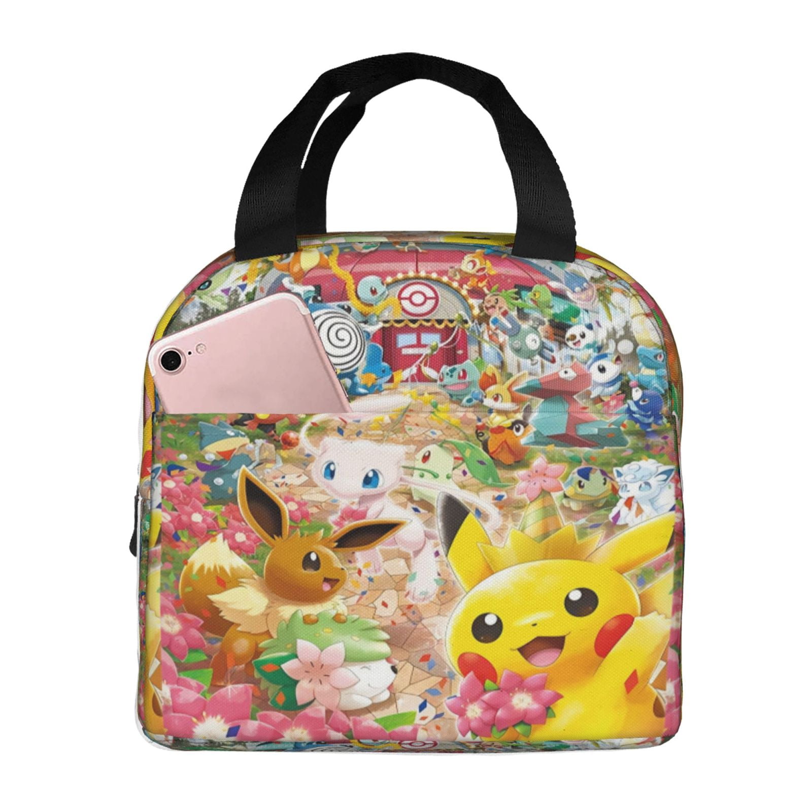 Pokemon Pikachu Lunch Box for Women/Men,Insulated Lunch Bag,Lunch Tote ...