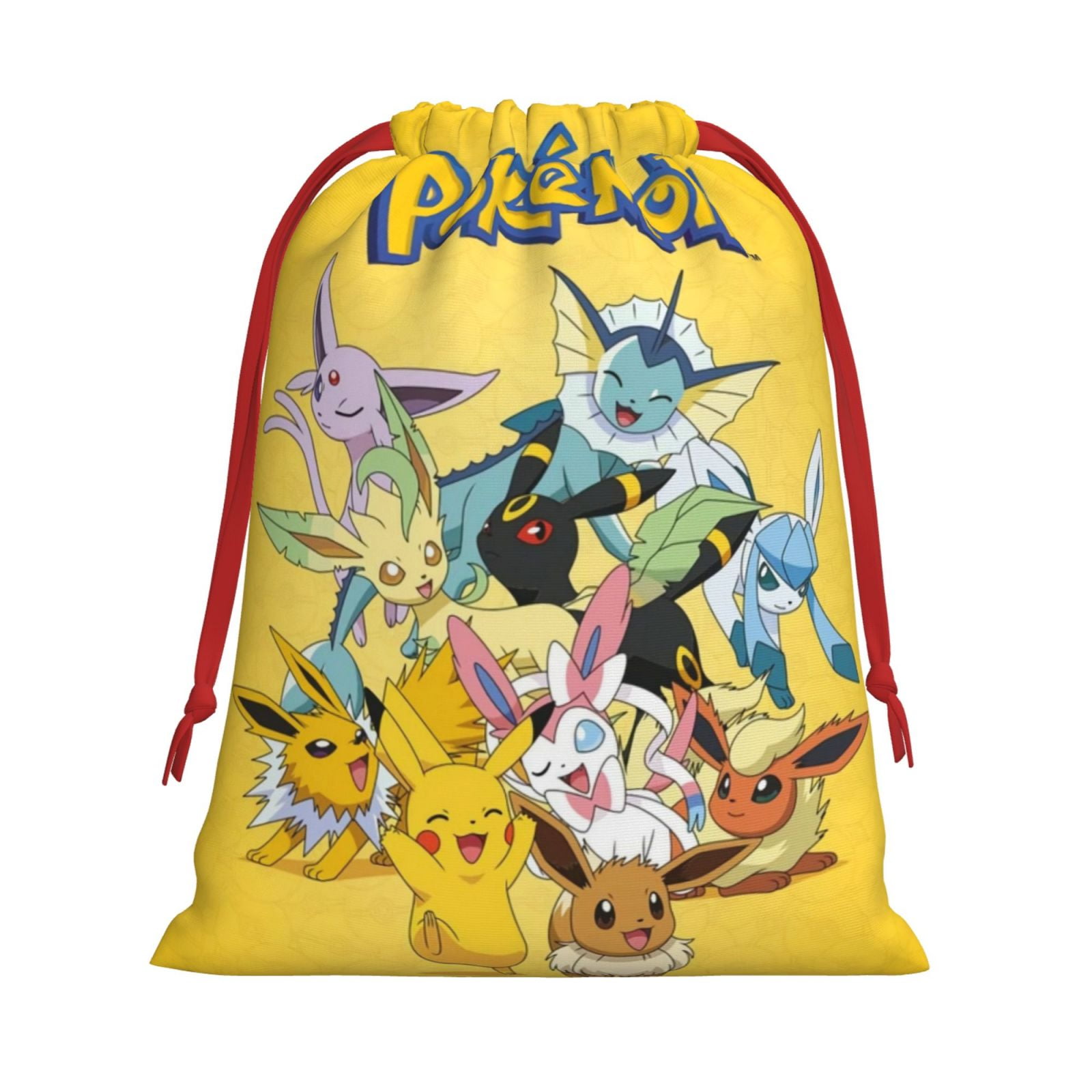 Pokemon-Pikachu Manga Drawstring Bag For Kids Adults Gifts Drawstring ...