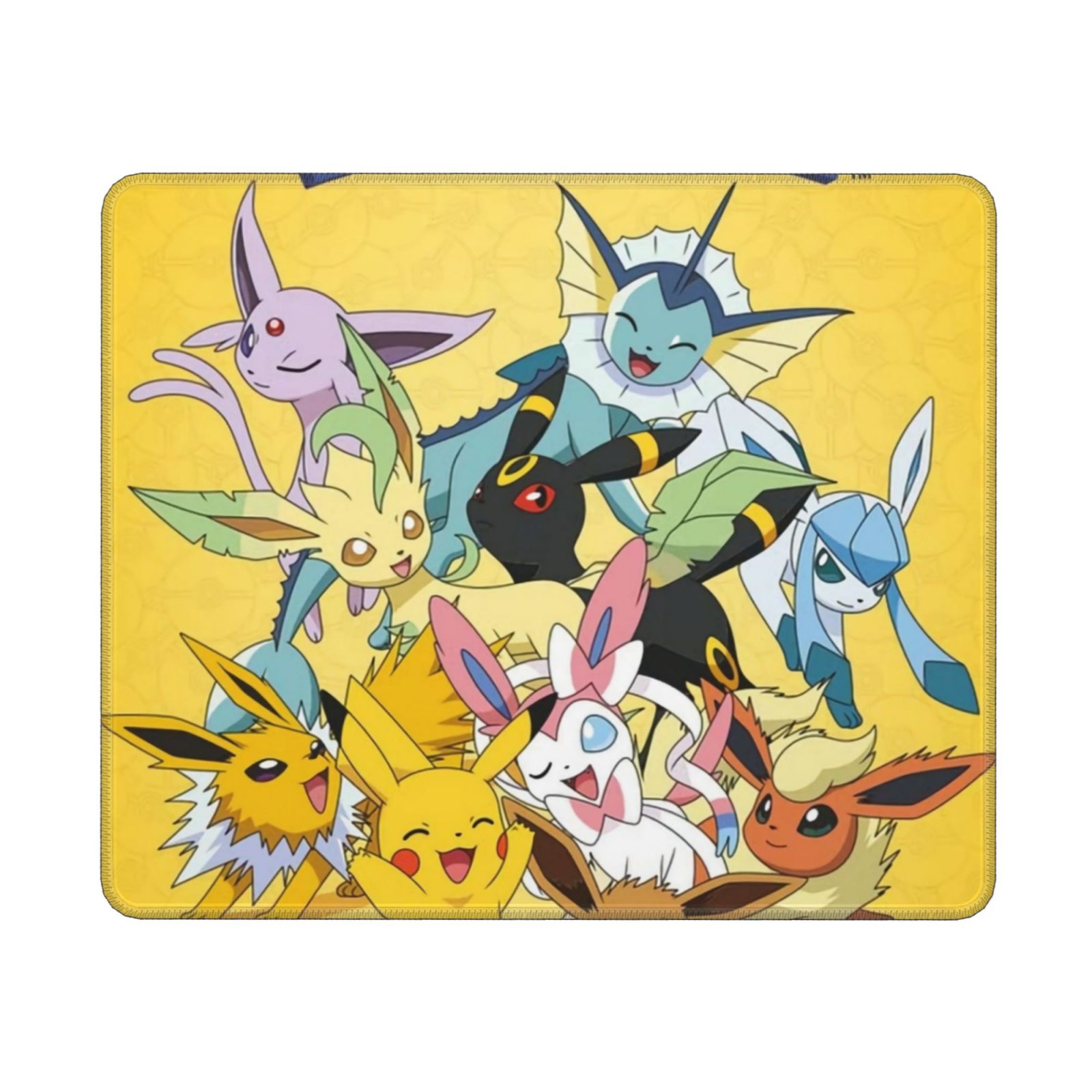 Pokemon-Pikachu Manga Mouse Pad,Office Computer Mouse Pad with Stitched ...