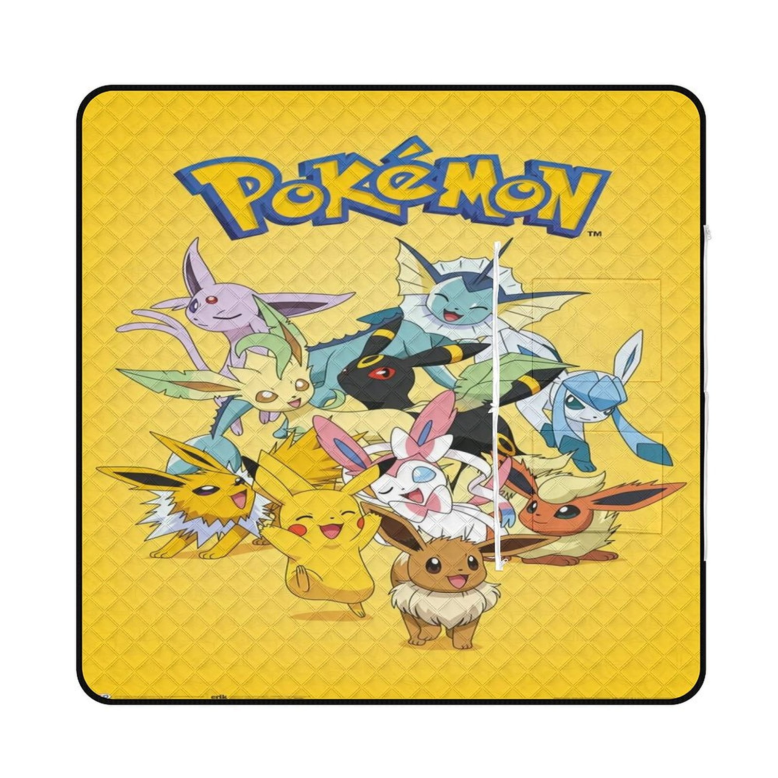 Pokemon-Pikachu Manga Picnic Blanket,Foldable Waterproof Sand Mat,Extra ...