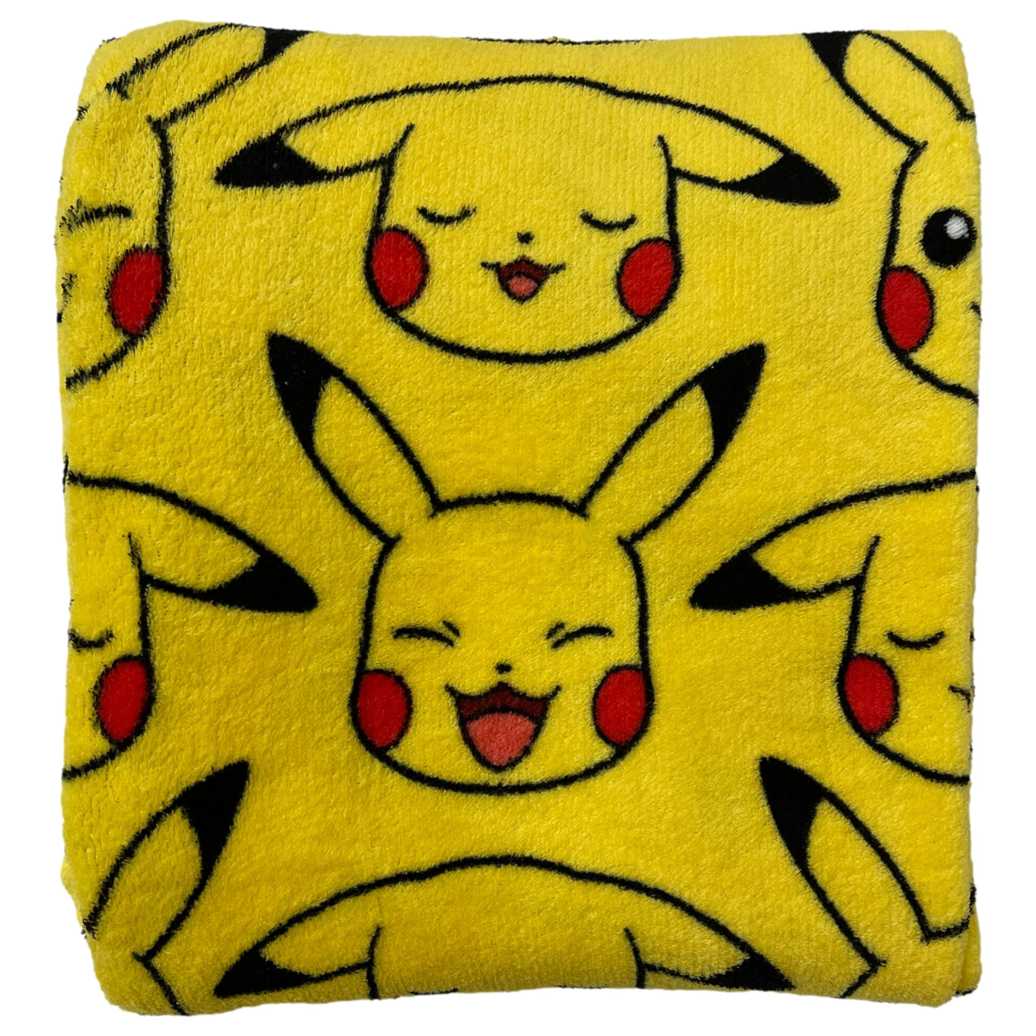 Pokemon Pikachu Microplush Throw Blanket - Super Plush 46 inch x 60 ...