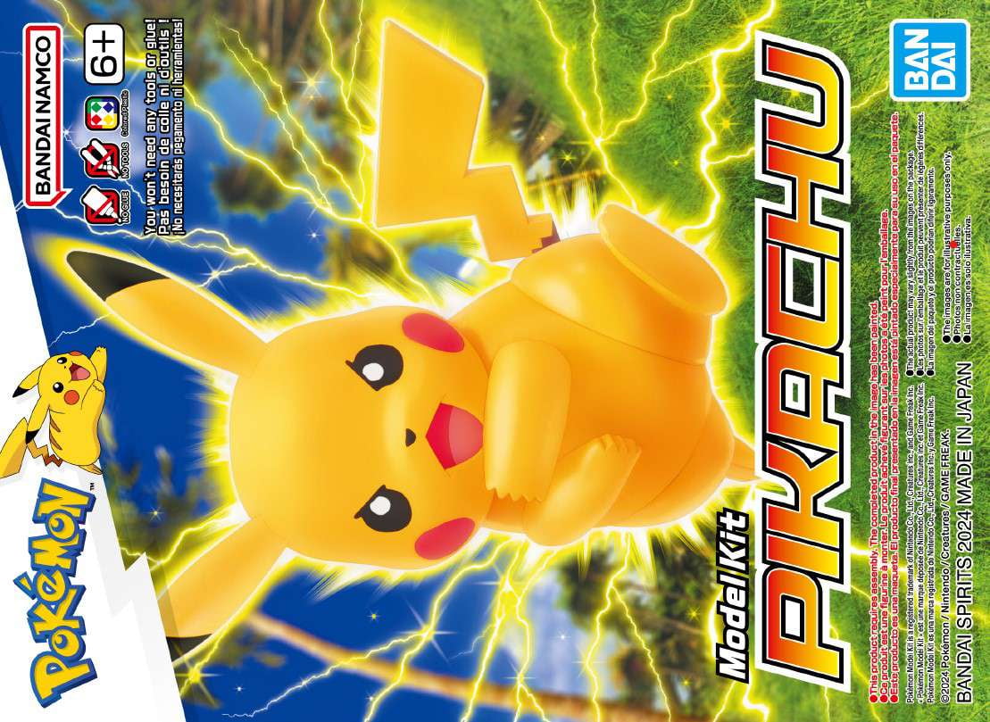 Pokemon Pikachu Model Kit - Walmart.com
