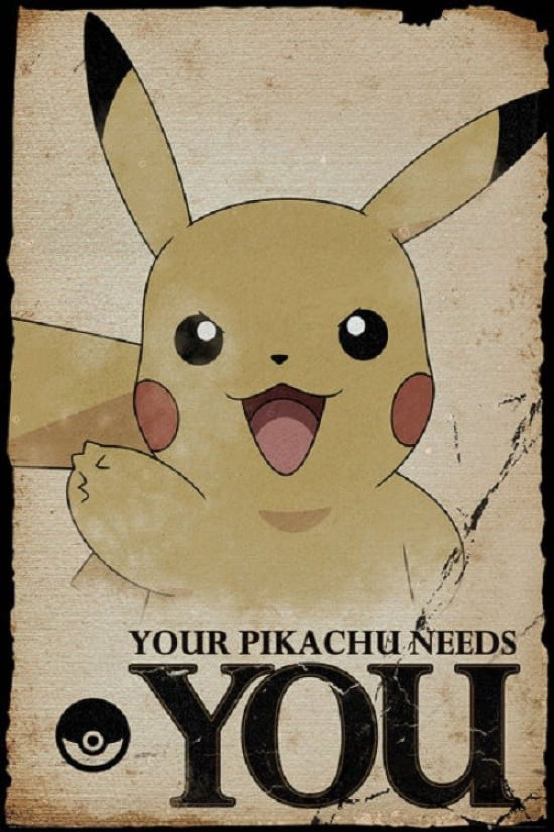 Pokemon - Pikachu Needs You Poster (24 x 36) - Walmart.com