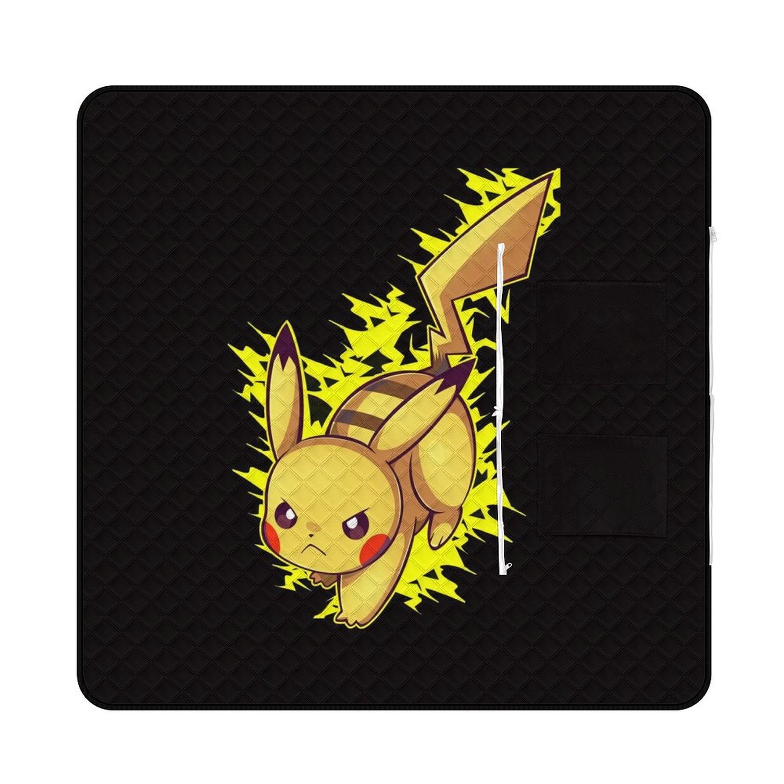 Pokemon-Pikachu Picnic Blankets Outdoor Blanket,59'x59' Extra Large ...