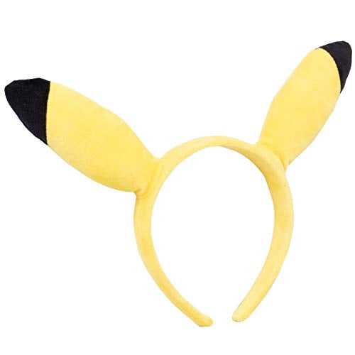 Pokemon Pikachu Plush Headband - Pikachu Ears For Accessory, Dress Up ...