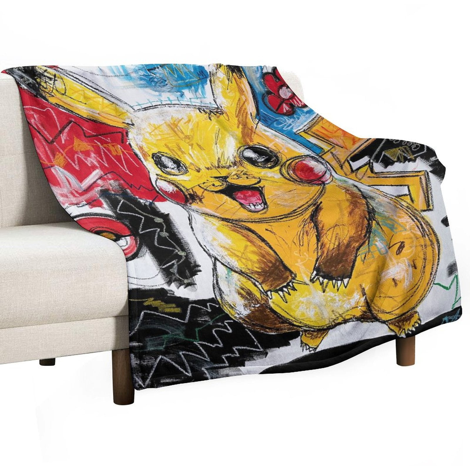Pokemon_Pikachu Plush Throw Blanket - Measures 30"x40" - Kids Super ...