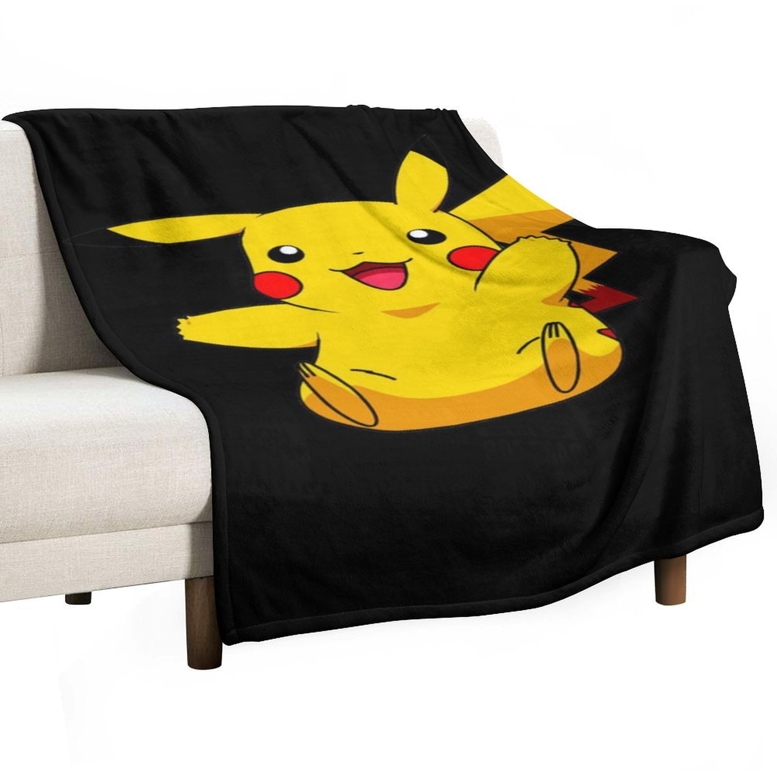 Pokemon_Pikachu Plush Throw Blanket - Measures 30"x50" - Kids Super ...