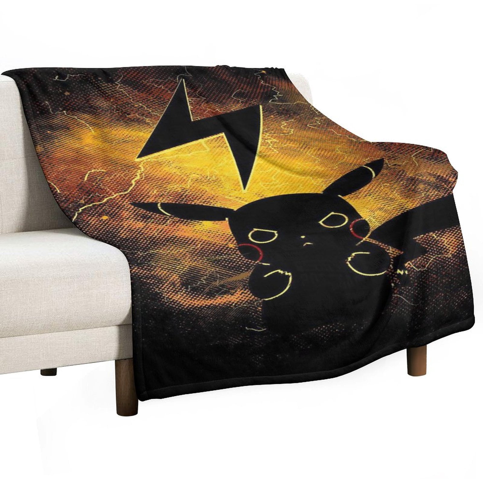 Pokemon_Pikachu Plush Throw Blanket - Measures 30"x50" - Kids Super ...