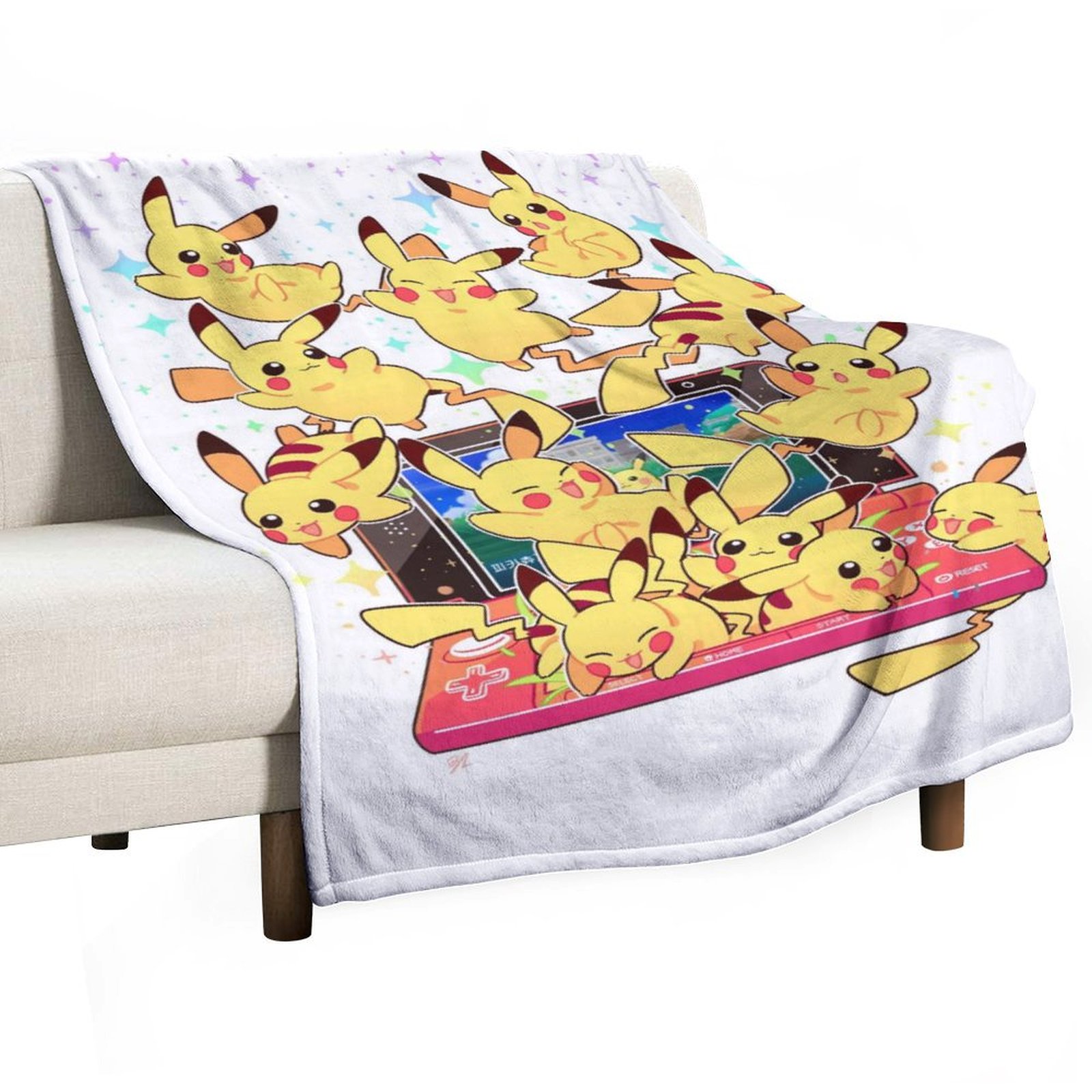 Pokemon_Pikachu Plush Throw Blanket - Measures 40"x60" - Kids Super ...