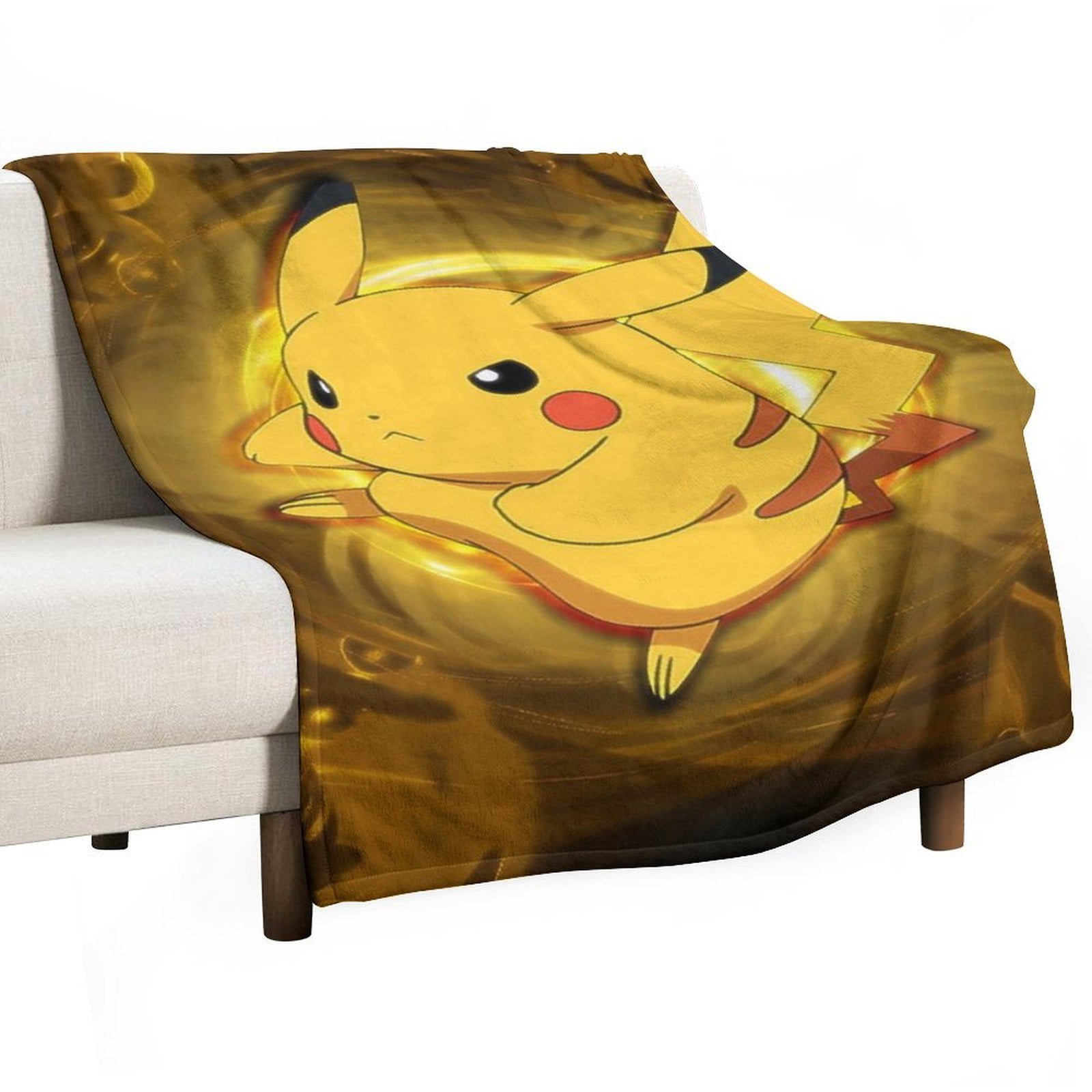 Pokemon_Pikachu Plush Throw Blanket - Measures 40"x60" - Kids Super ...