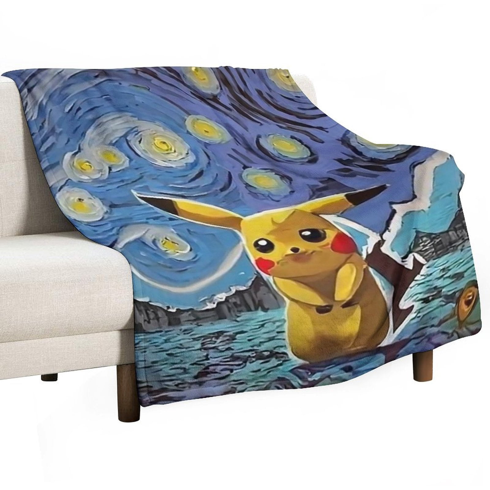 Pokemon_Pikachu Plush Throw Blanket - Measures 50"x60" - Kids Super ...