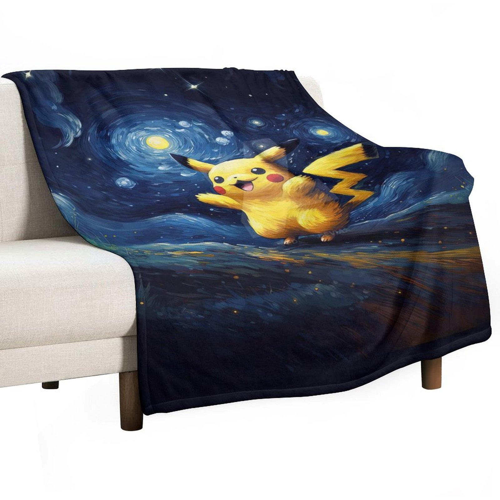Pokemon_Pikachu Plush Throw Blanket - Measures 66"x90" - Kids Super ...