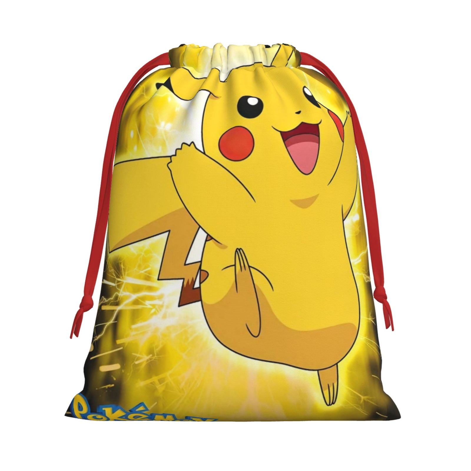 Pokemon-Pikachu Raichu Christmas Gift Bags,Gift Bags,Drawstring ...