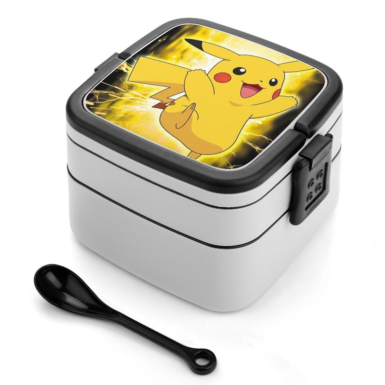 Pokemon-Pikachu Raichu Reusable Bento Boxes Lunch Box Double Layer ...